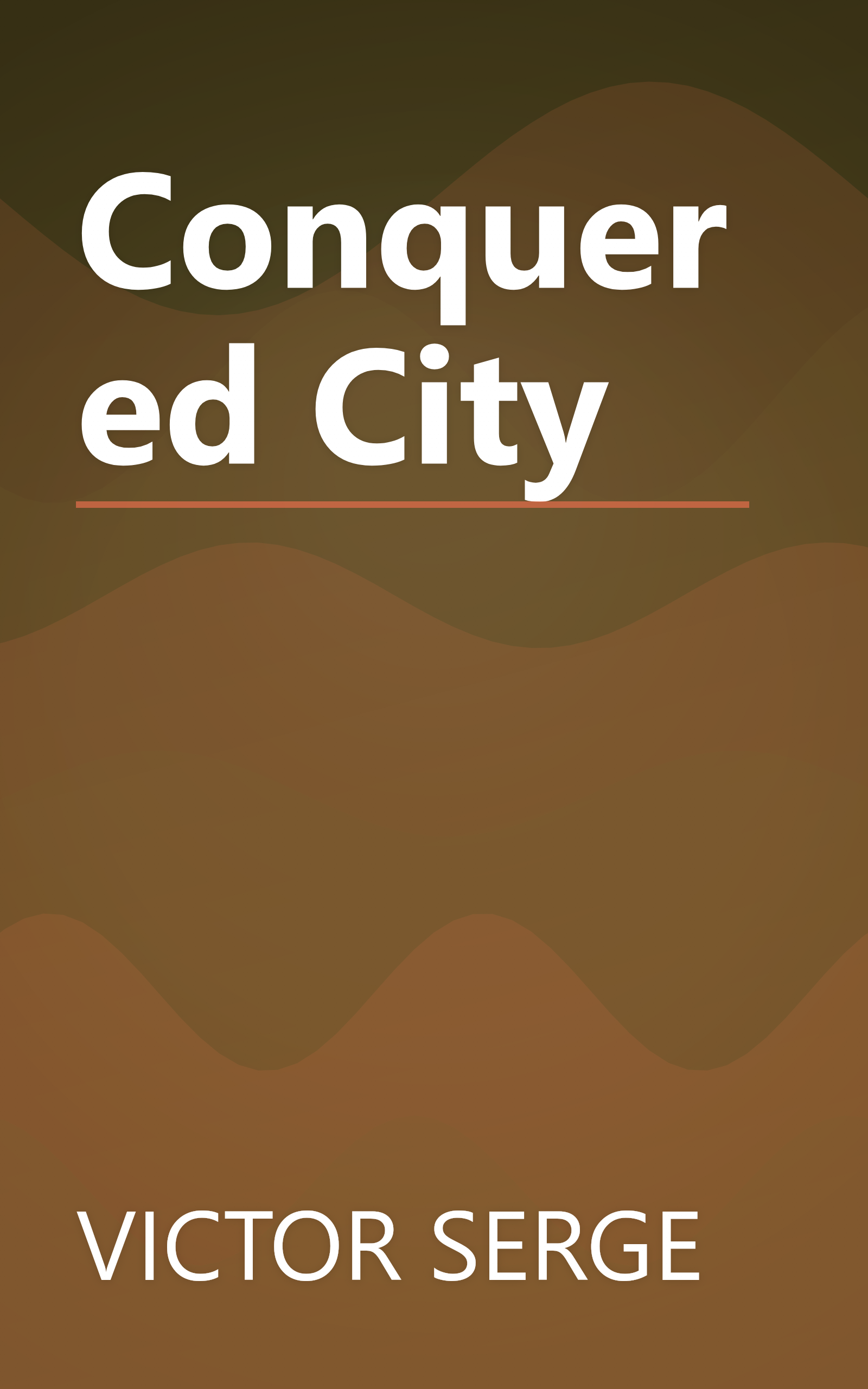 Conquered City book cover