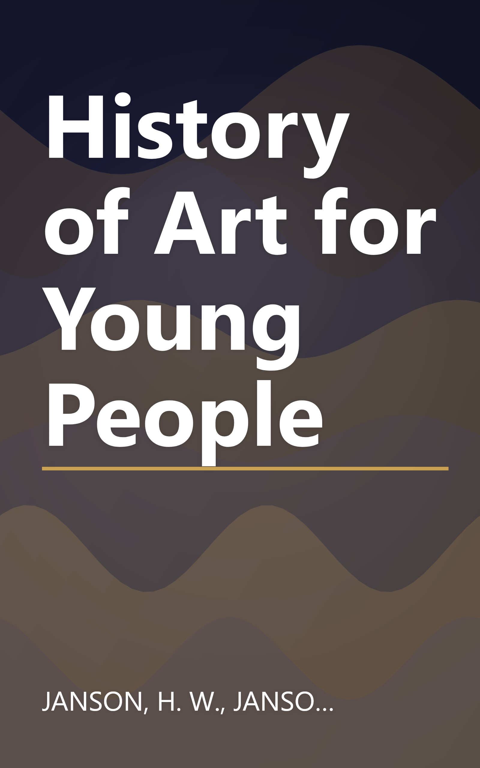 History of Art for Young People book cover