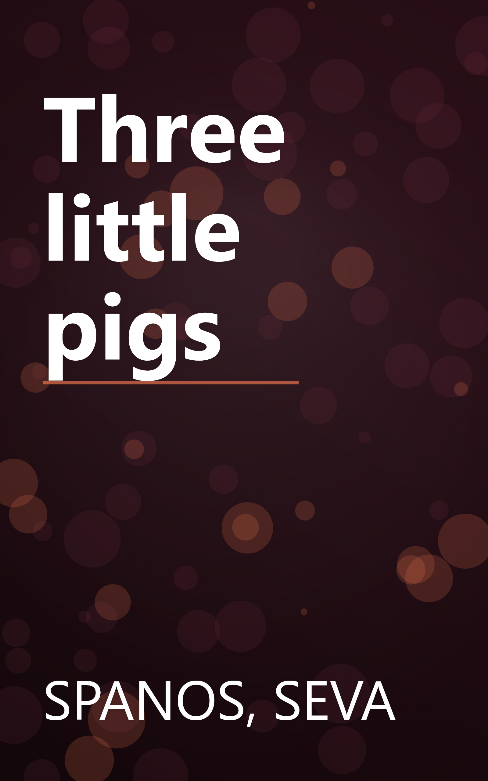 Three little pigs book cover