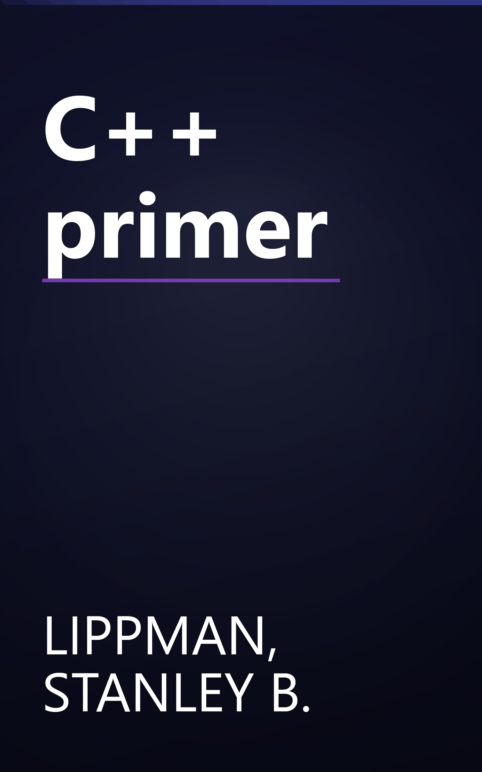 C++ primer book cover
