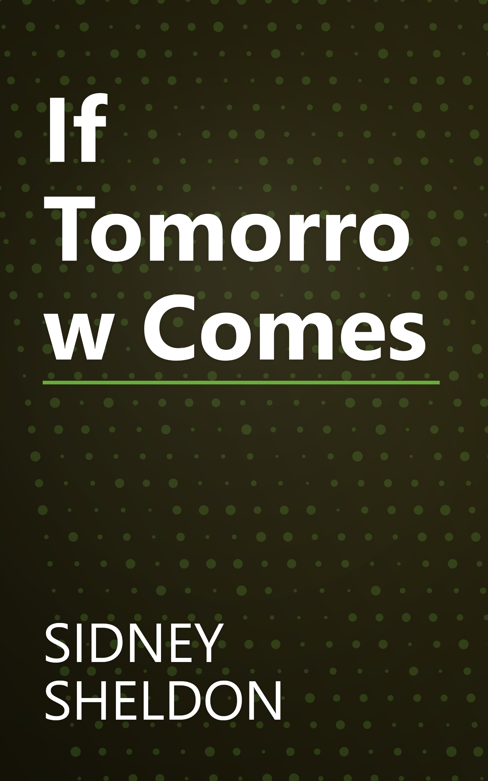 If Tomorrow Comes book cover