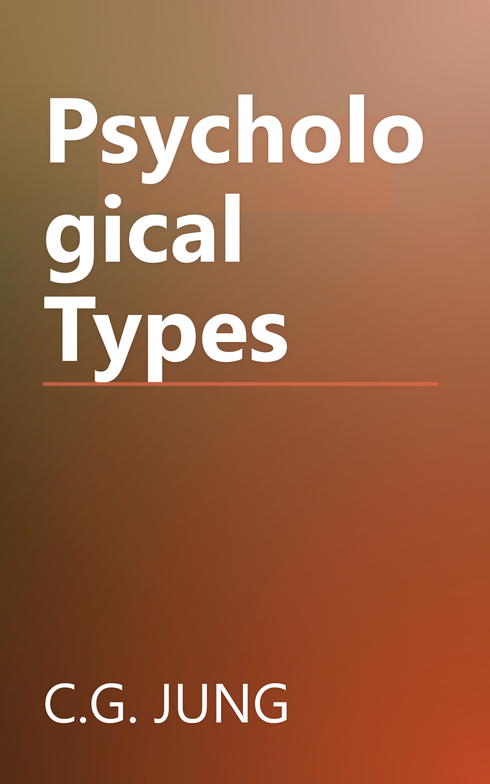 Psychological Types book cover