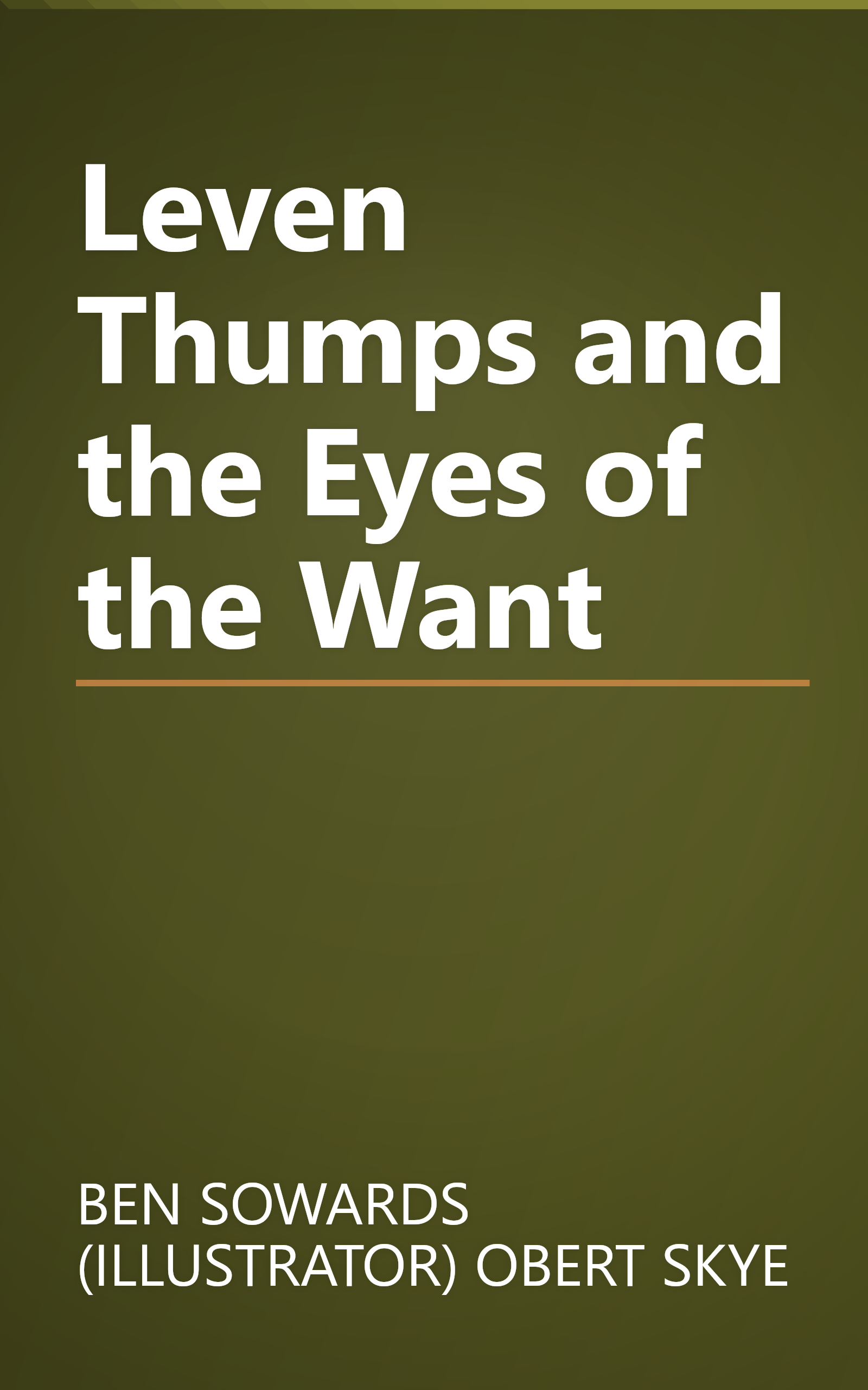 Leven Thumps and the Eyes of the Want book cover