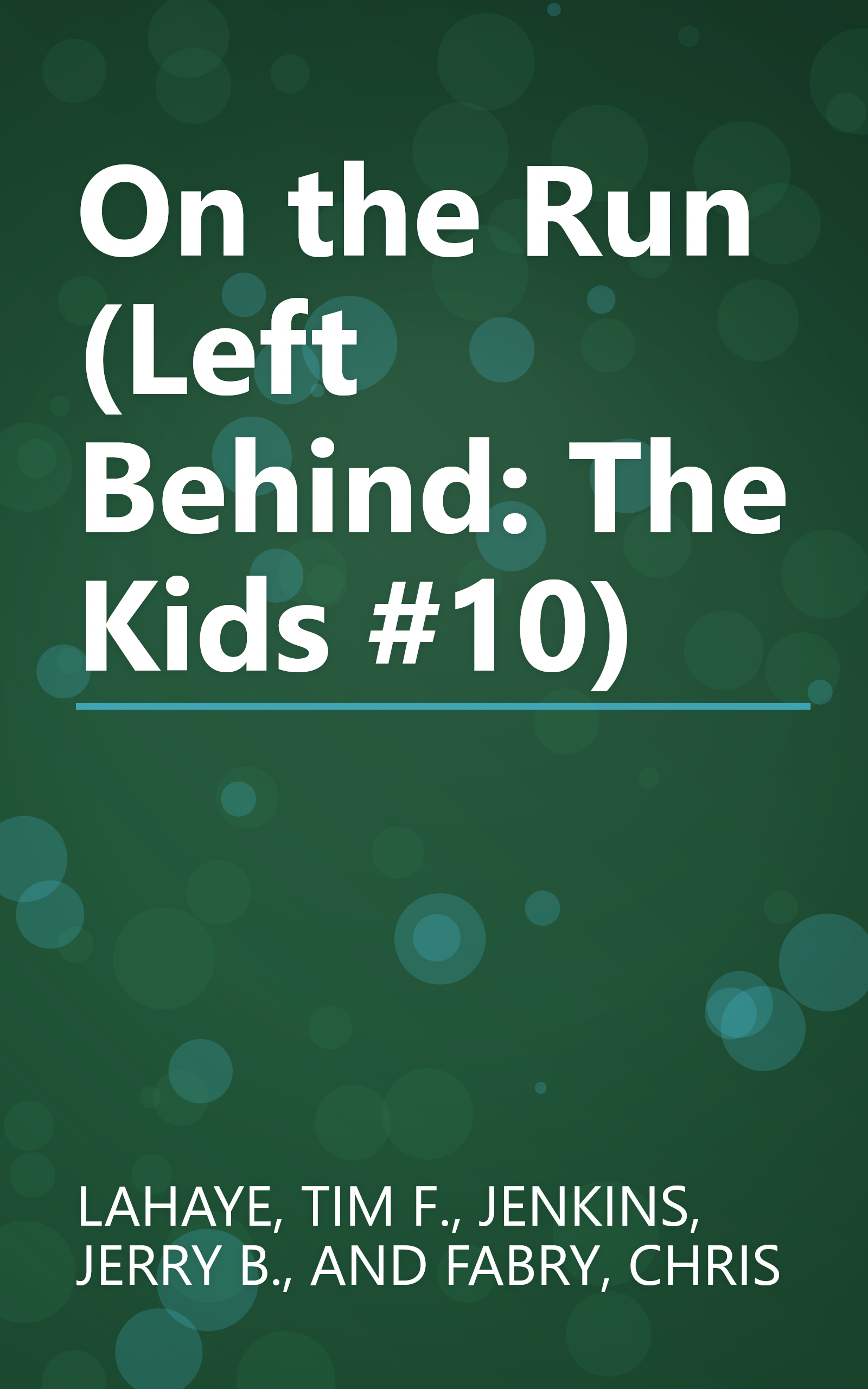 On the Run (Left Behind: The Kids #10) book cover