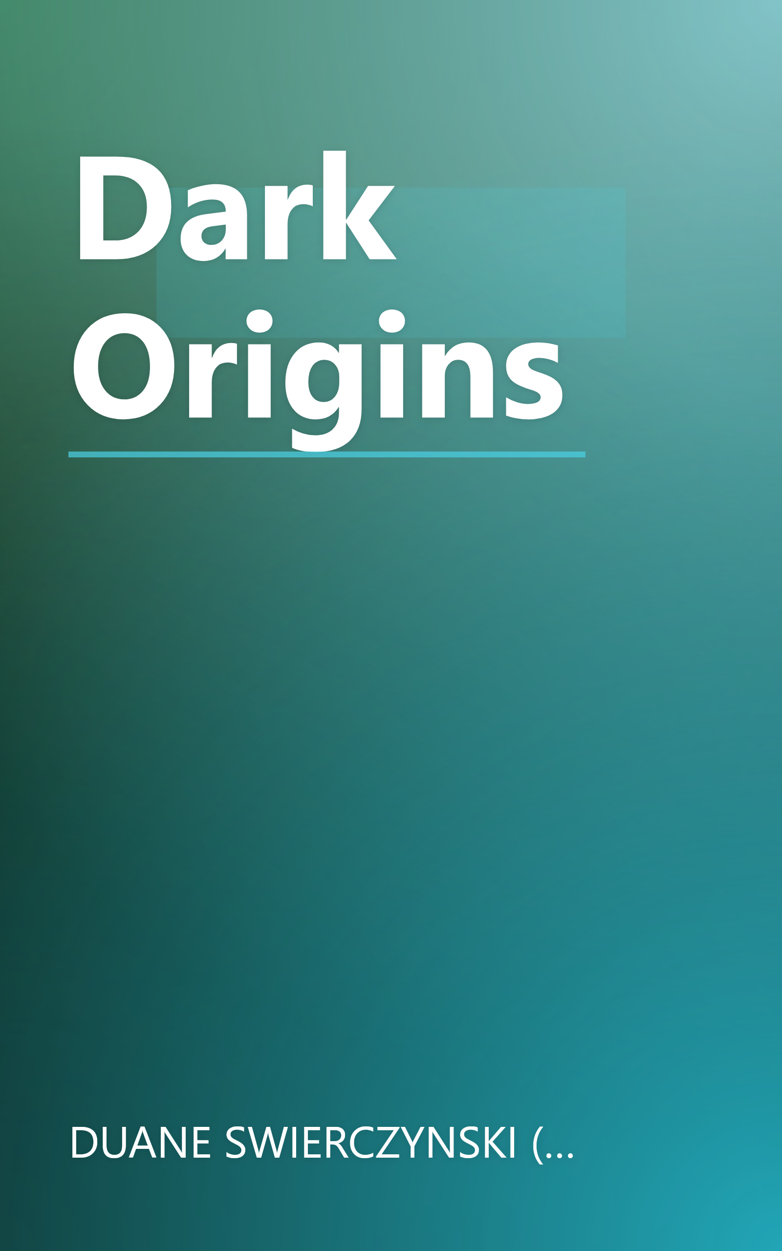 Dark Origins book cover