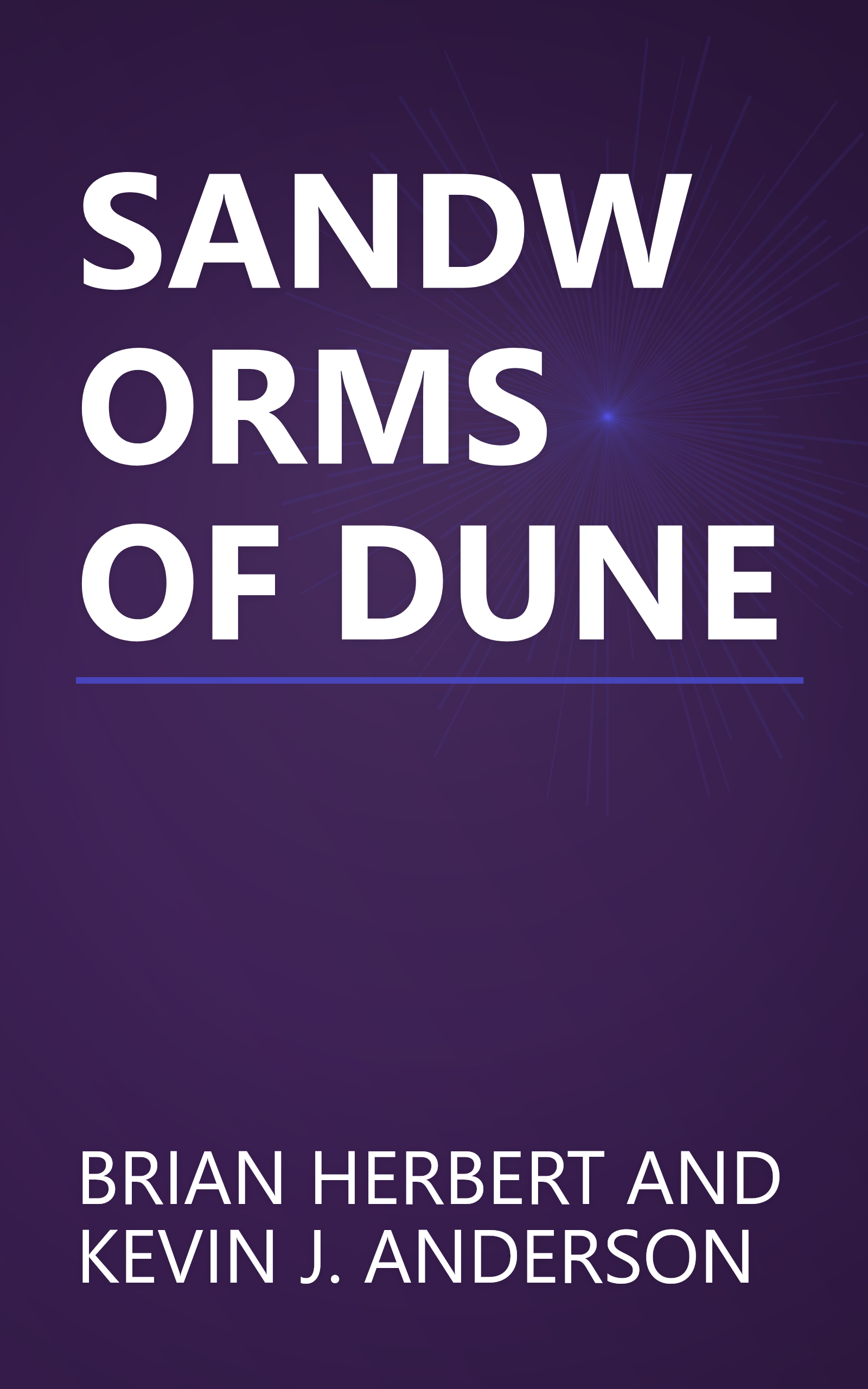 SANDWORMS OF DUNE book cover