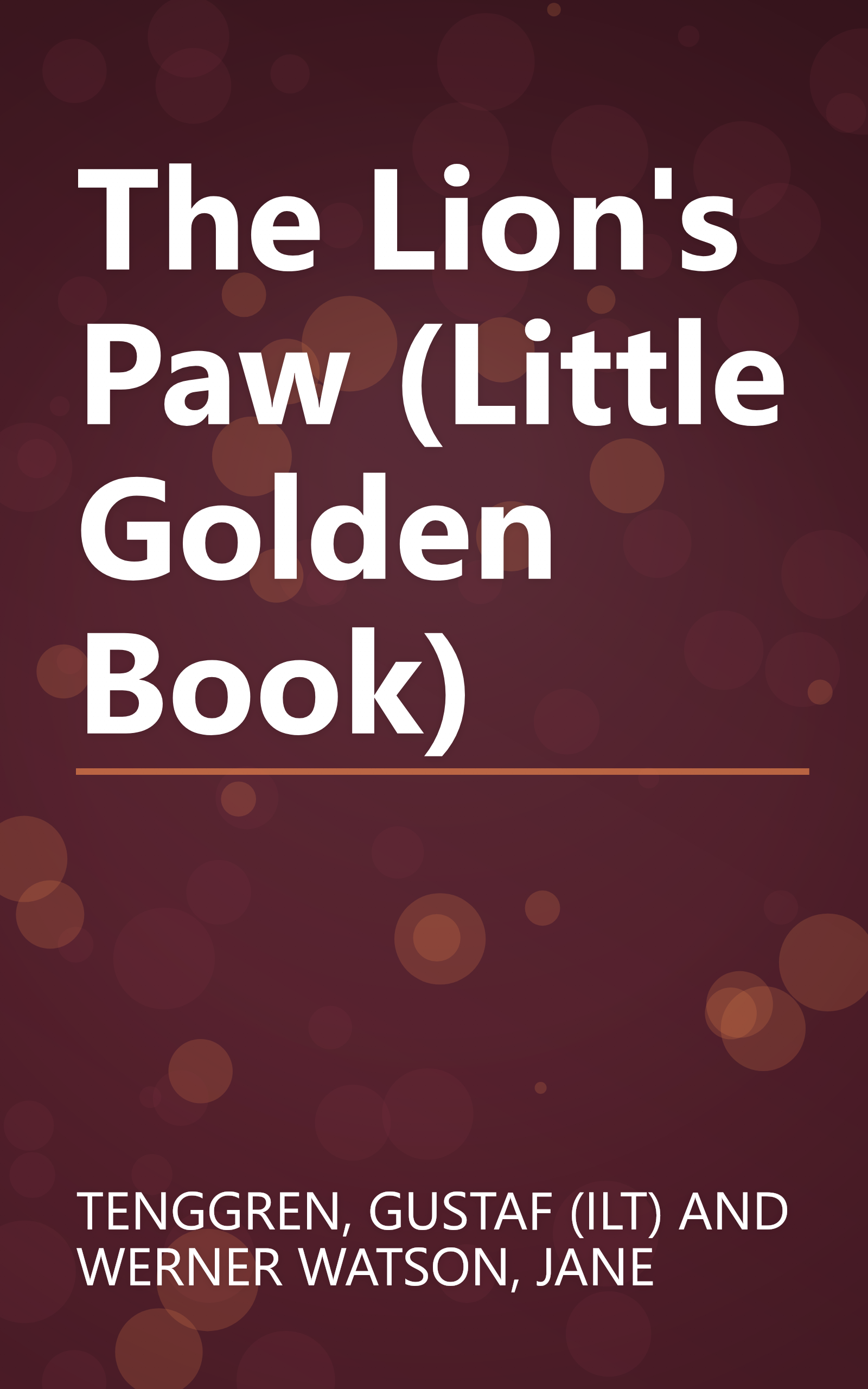 The Lion's Paw (Little Golden Book) book cover
