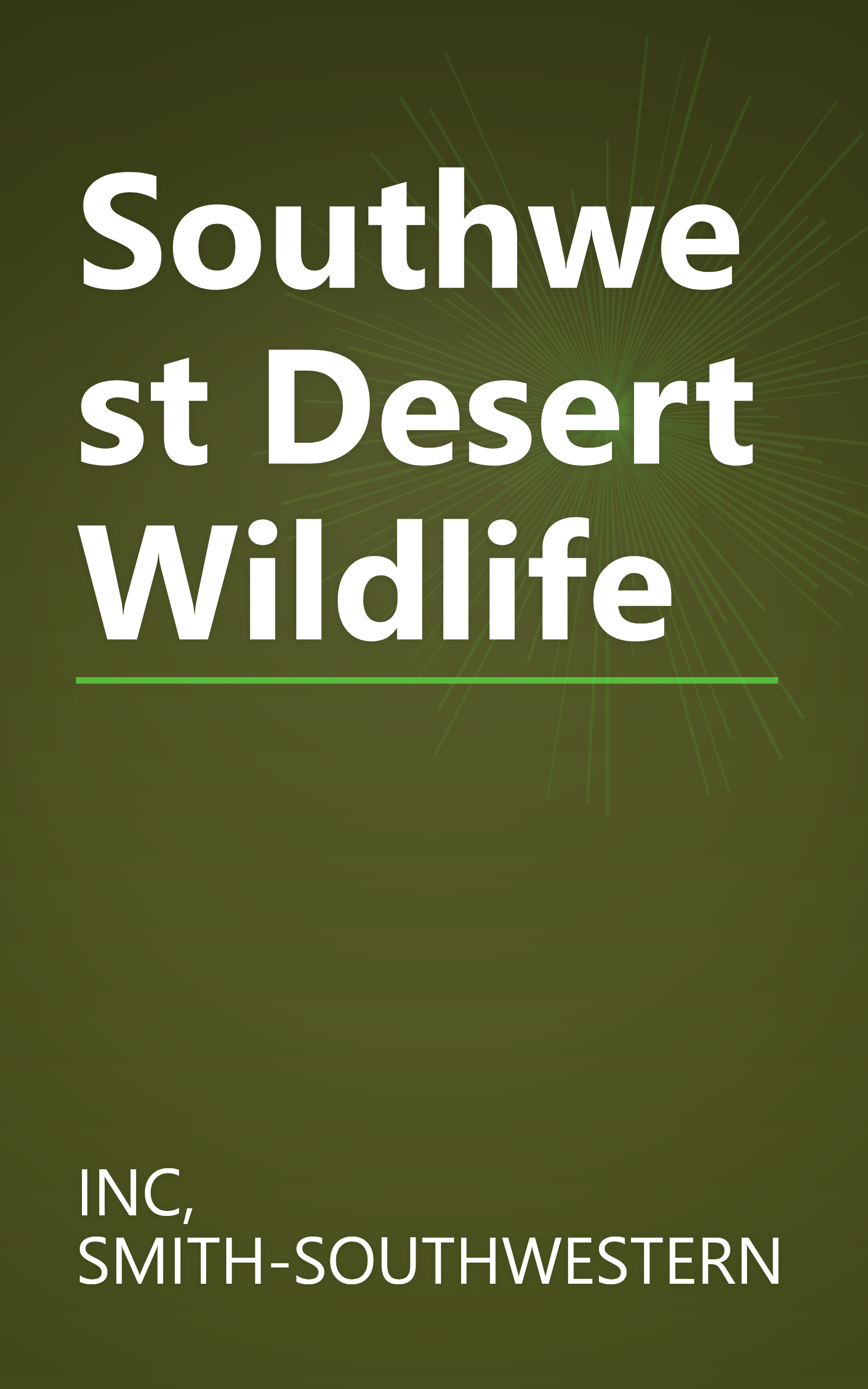Southwest Desert Wildlife book cover