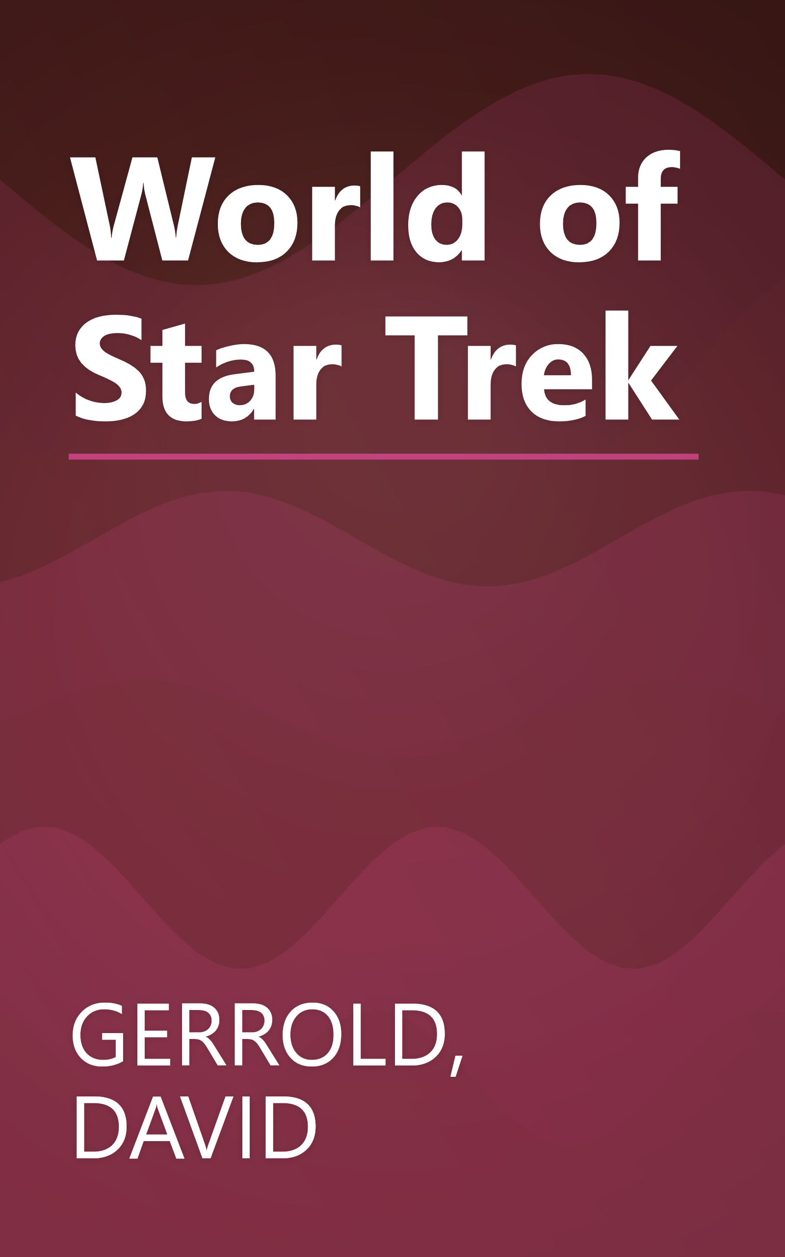 World of Star Trek book cover