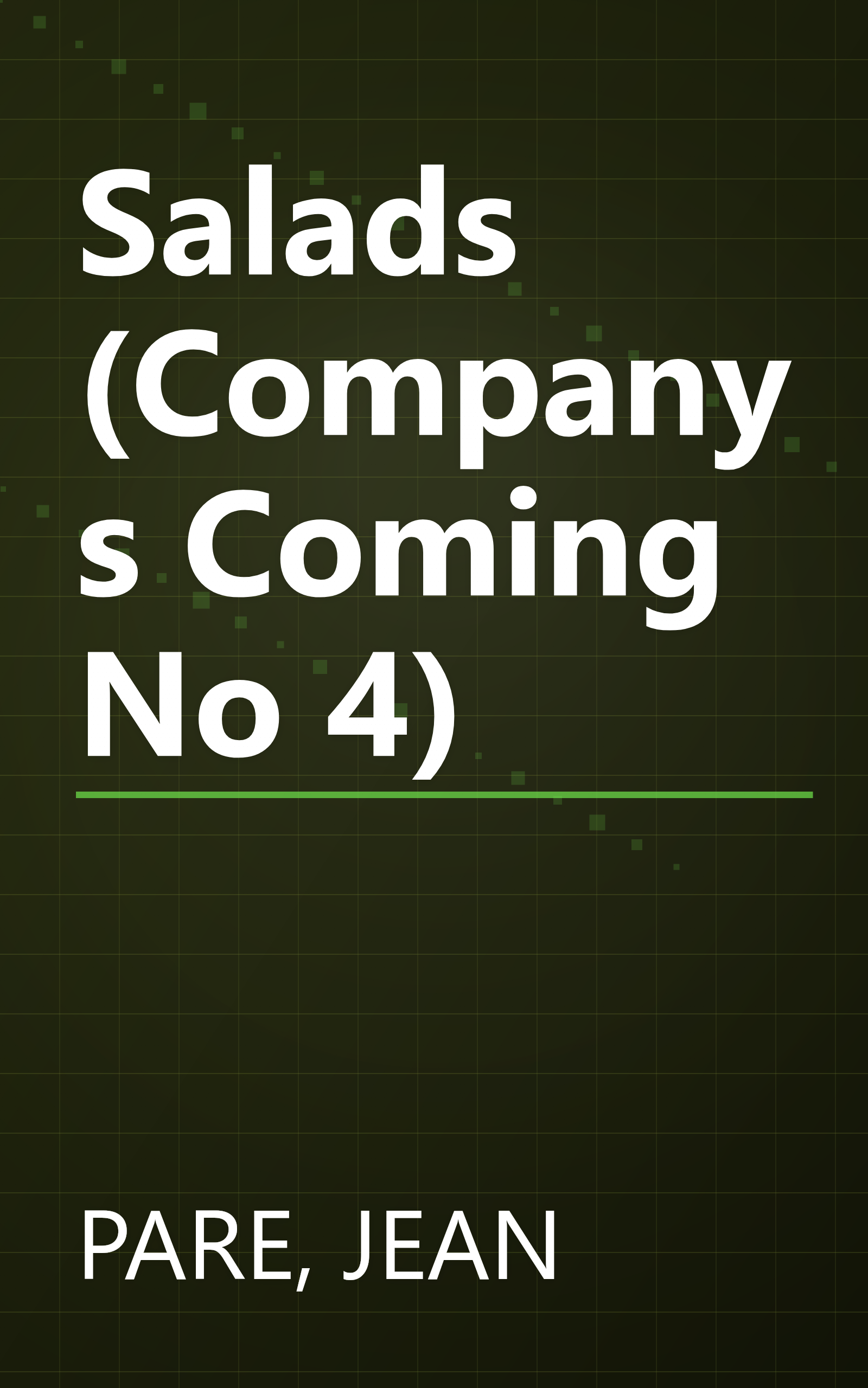 Salads (Companys Coming No 4) book cover