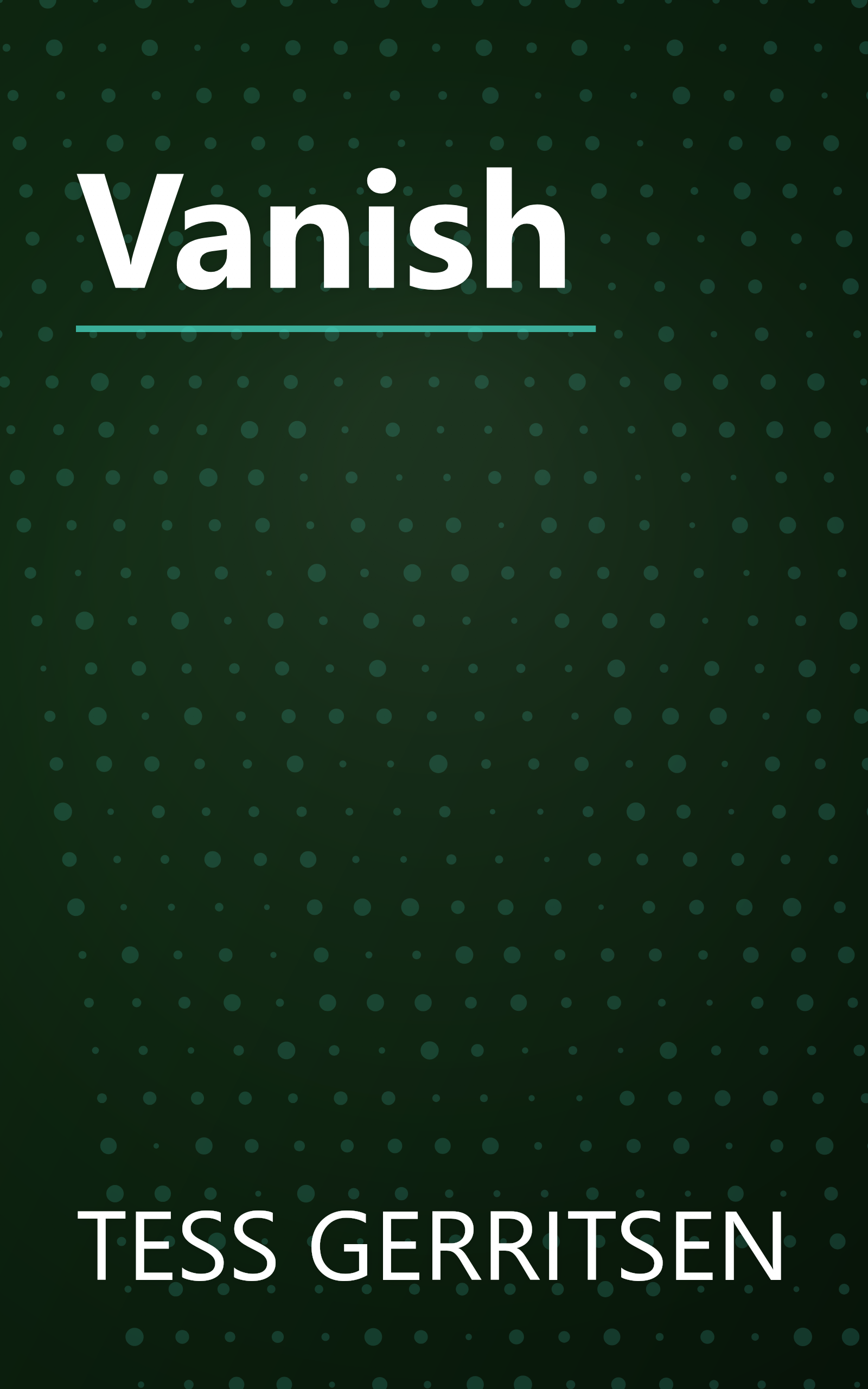 Vanish book cover