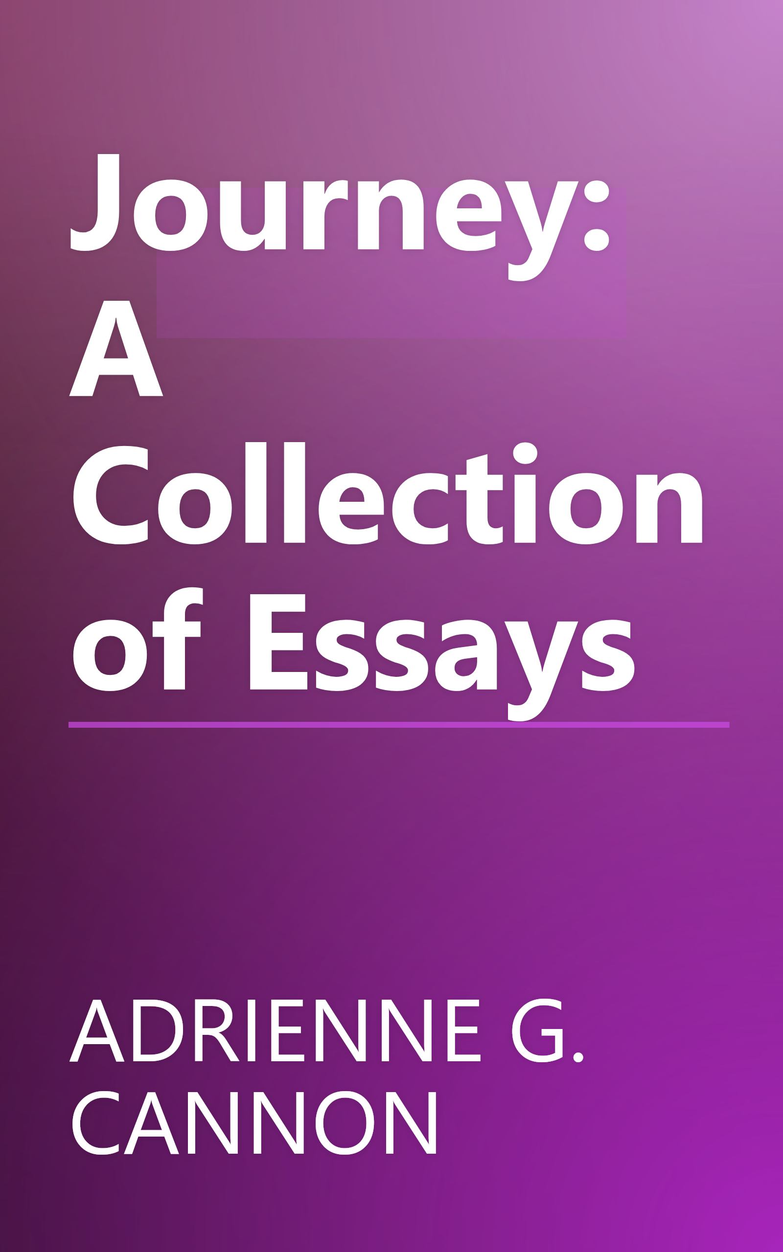 Journey: A Collection of Essays book cover