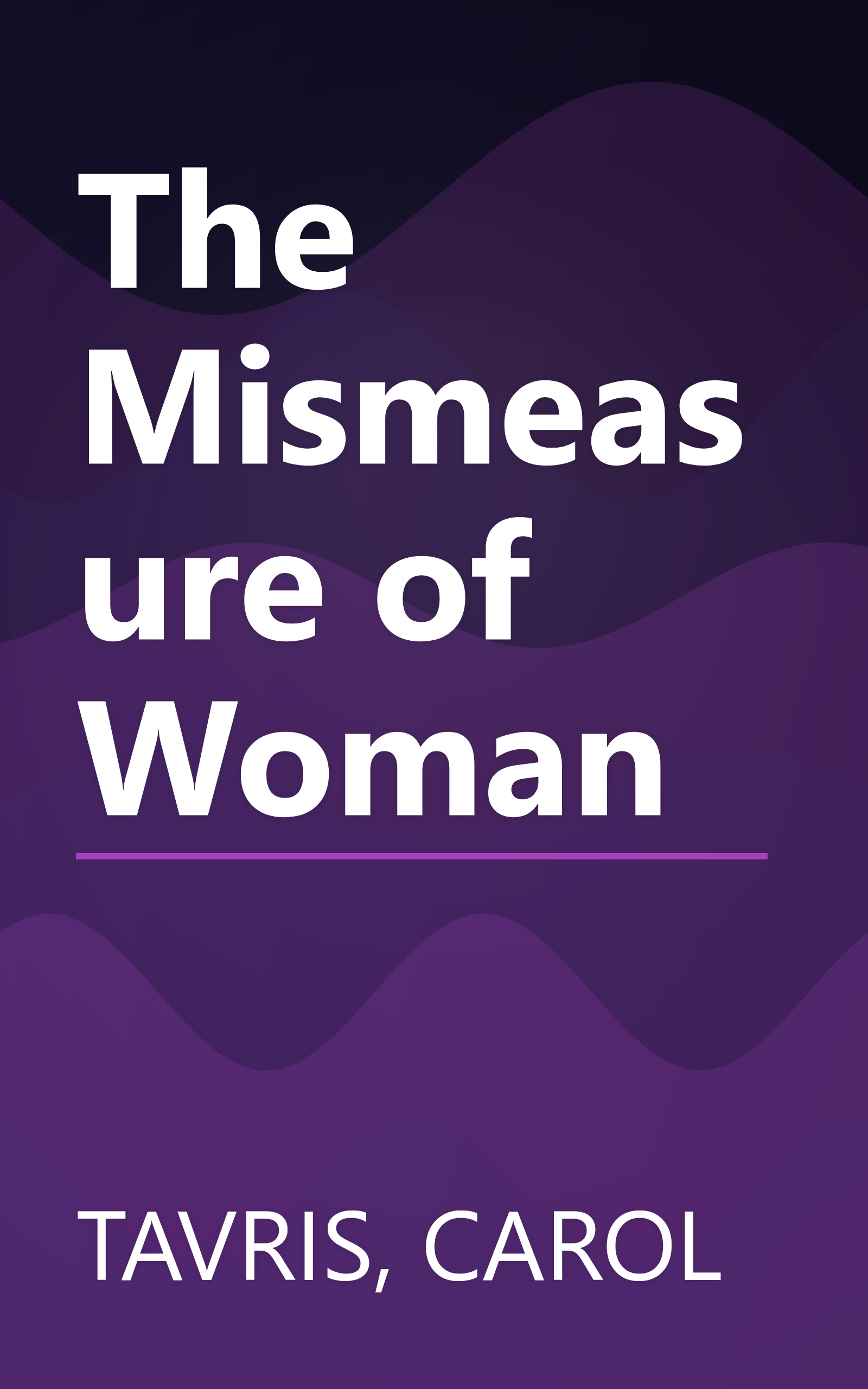 The Mismeasure of Woman book cover