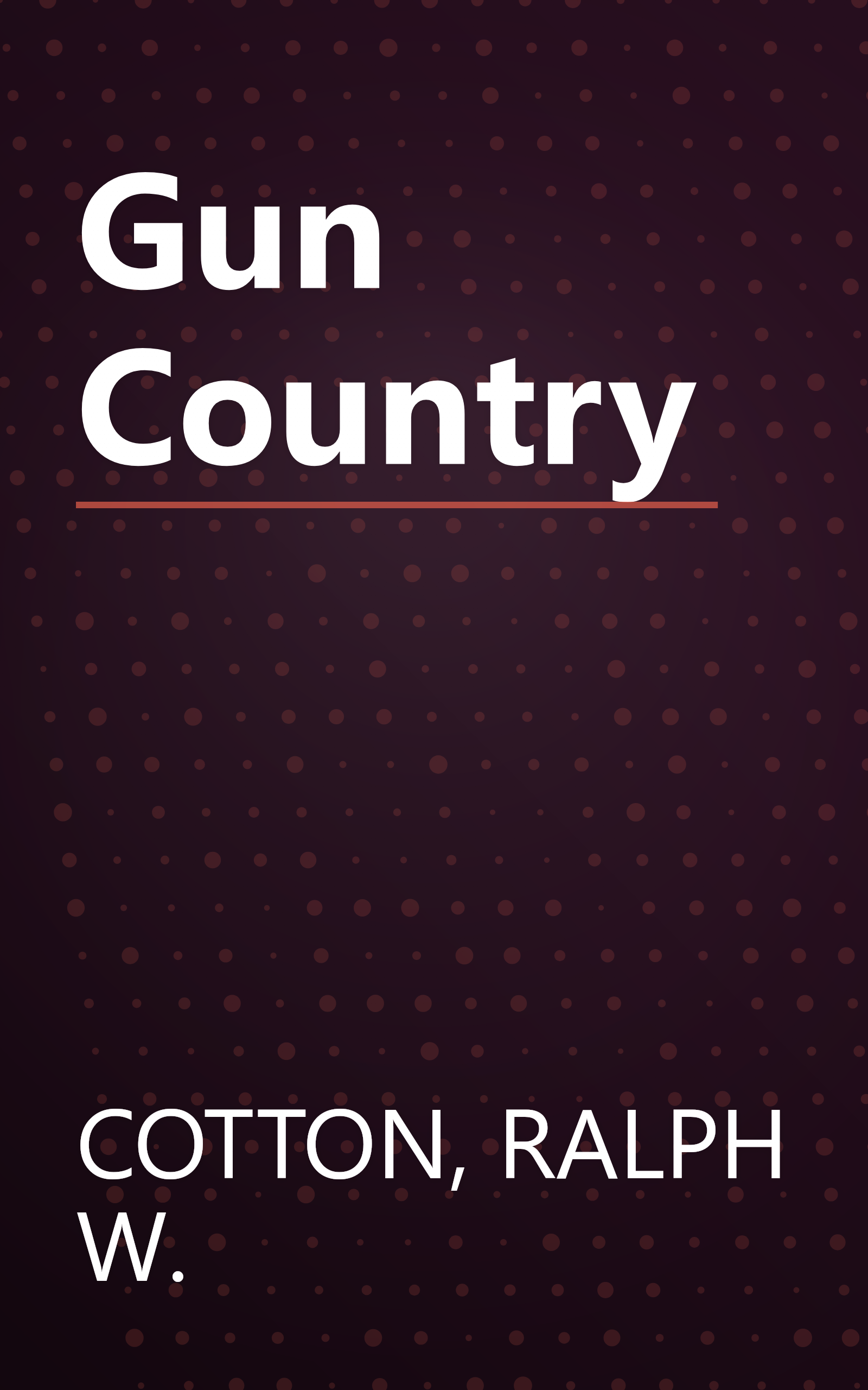 Gun Country book cover