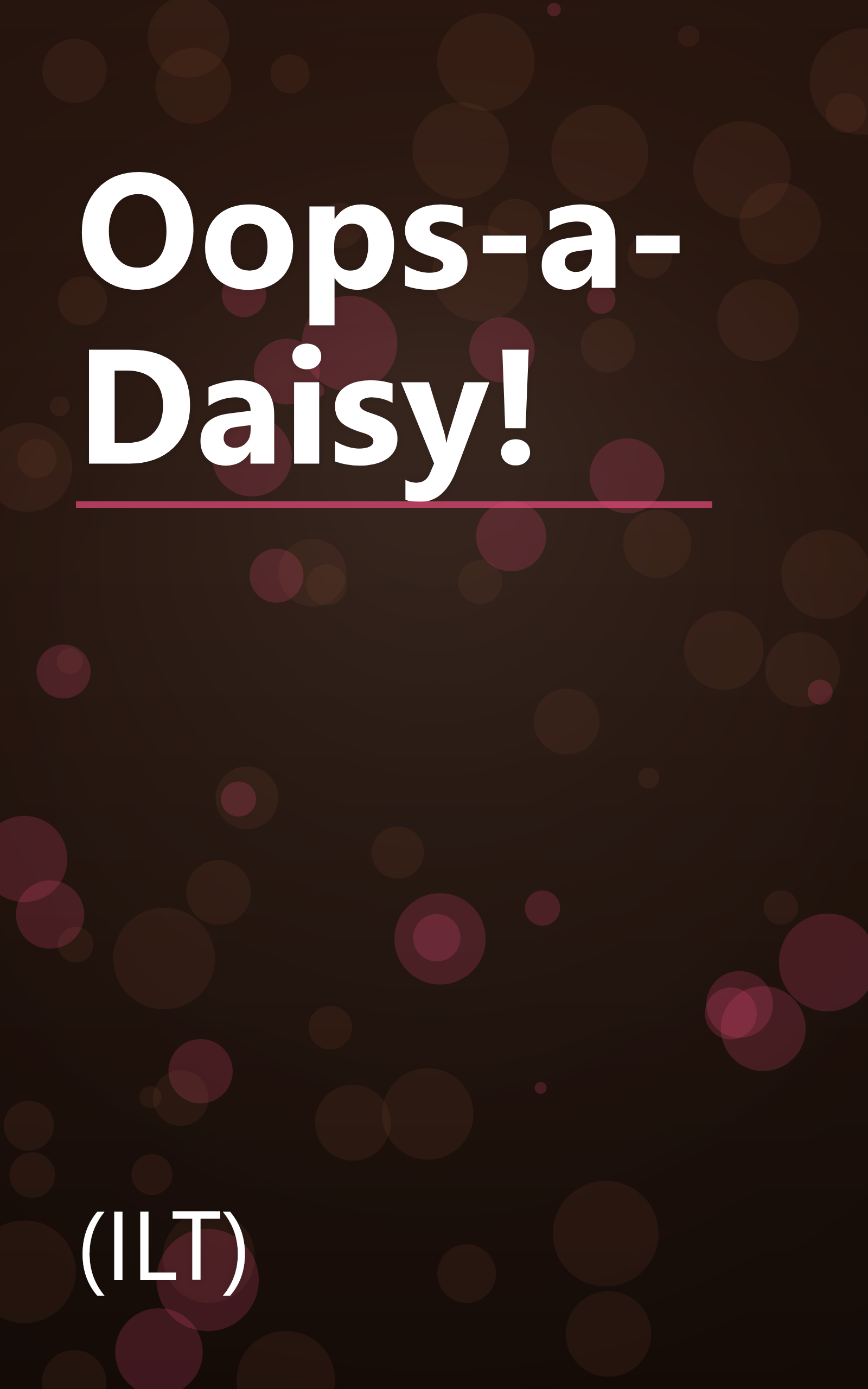 Oops-a-Daisy! book cover