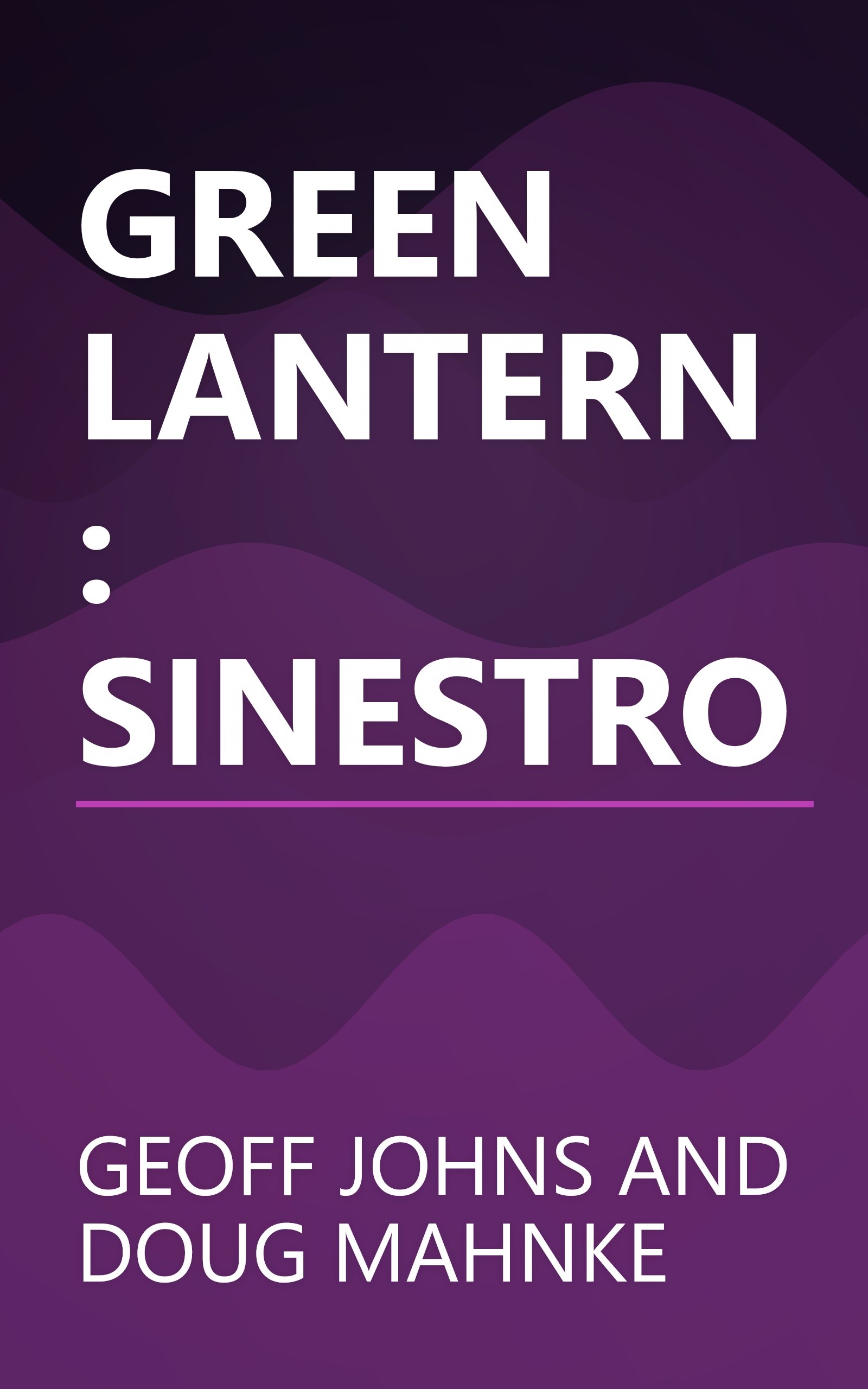 GREEN LANTERN: SINESTRO book cover