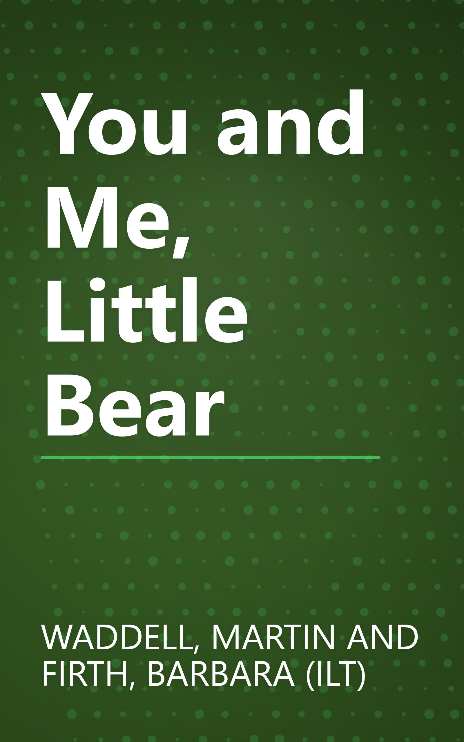 You and Me, Little Bear book cover