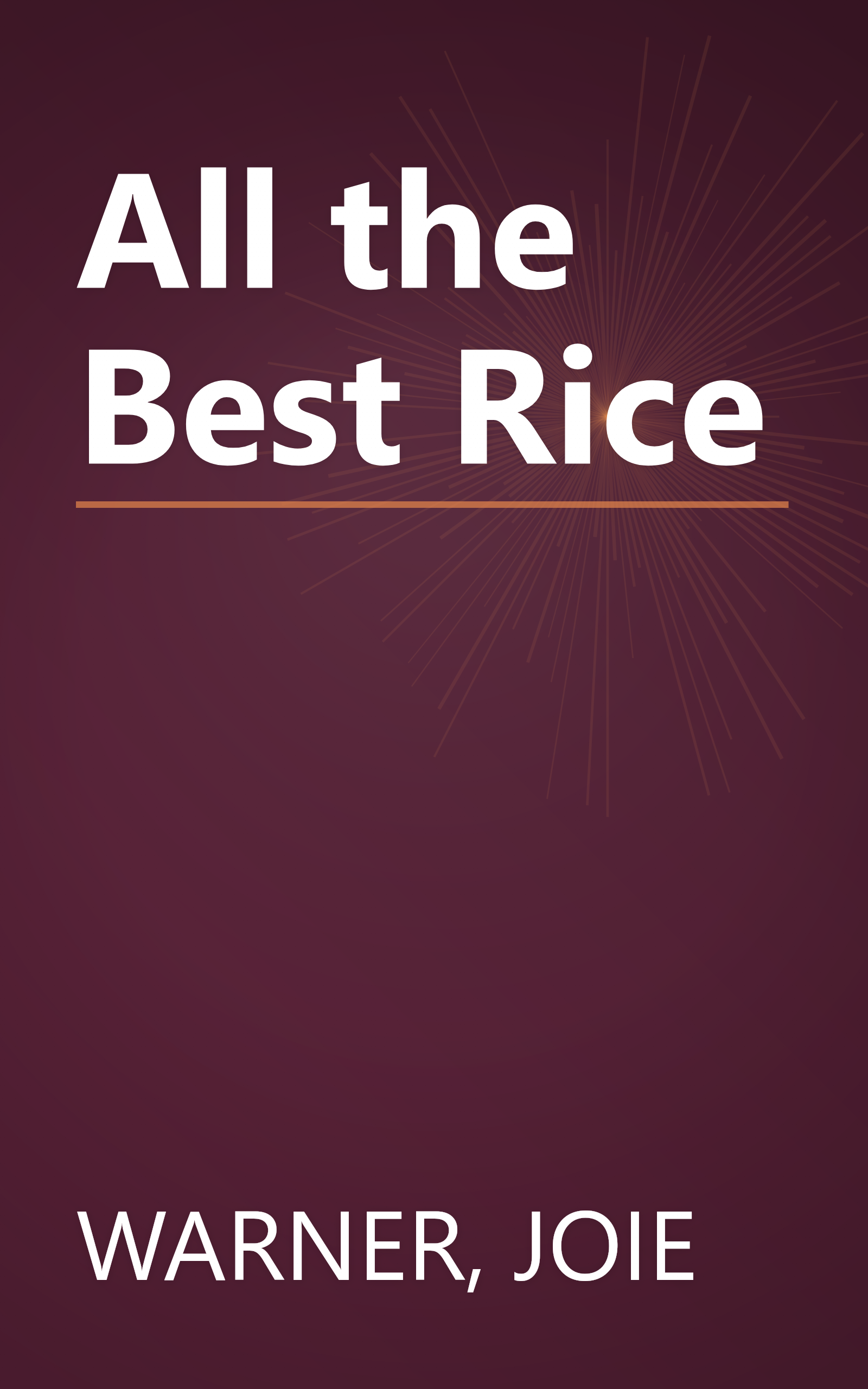 All the Best Rice book cover
