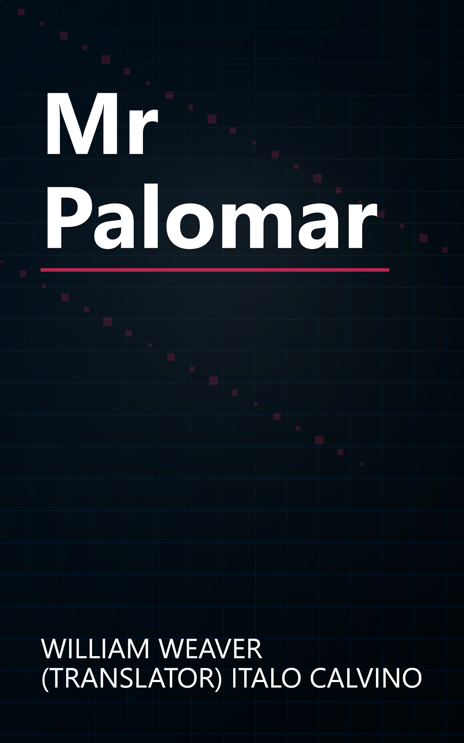 Mr Palomar book cover