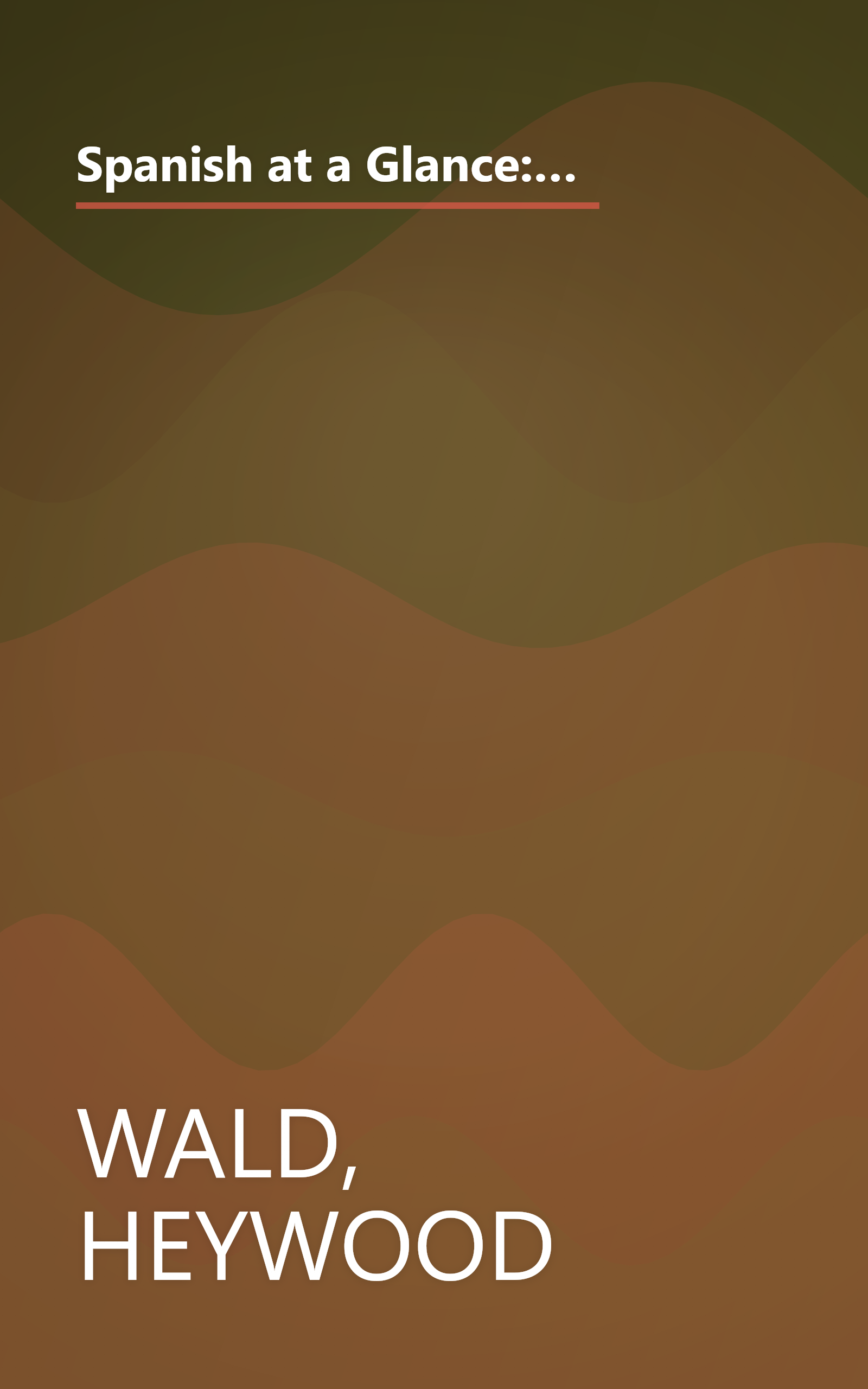 Spanish at a Glance: Phrase Book & Dictionary for Travelers (Barron's Languages at a Glance Series) (Spanish Edition) book cover