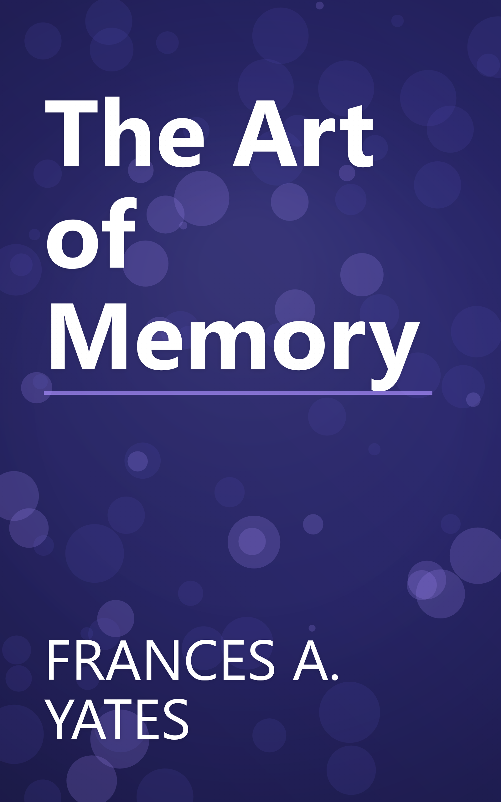 The Art of Memory book cover