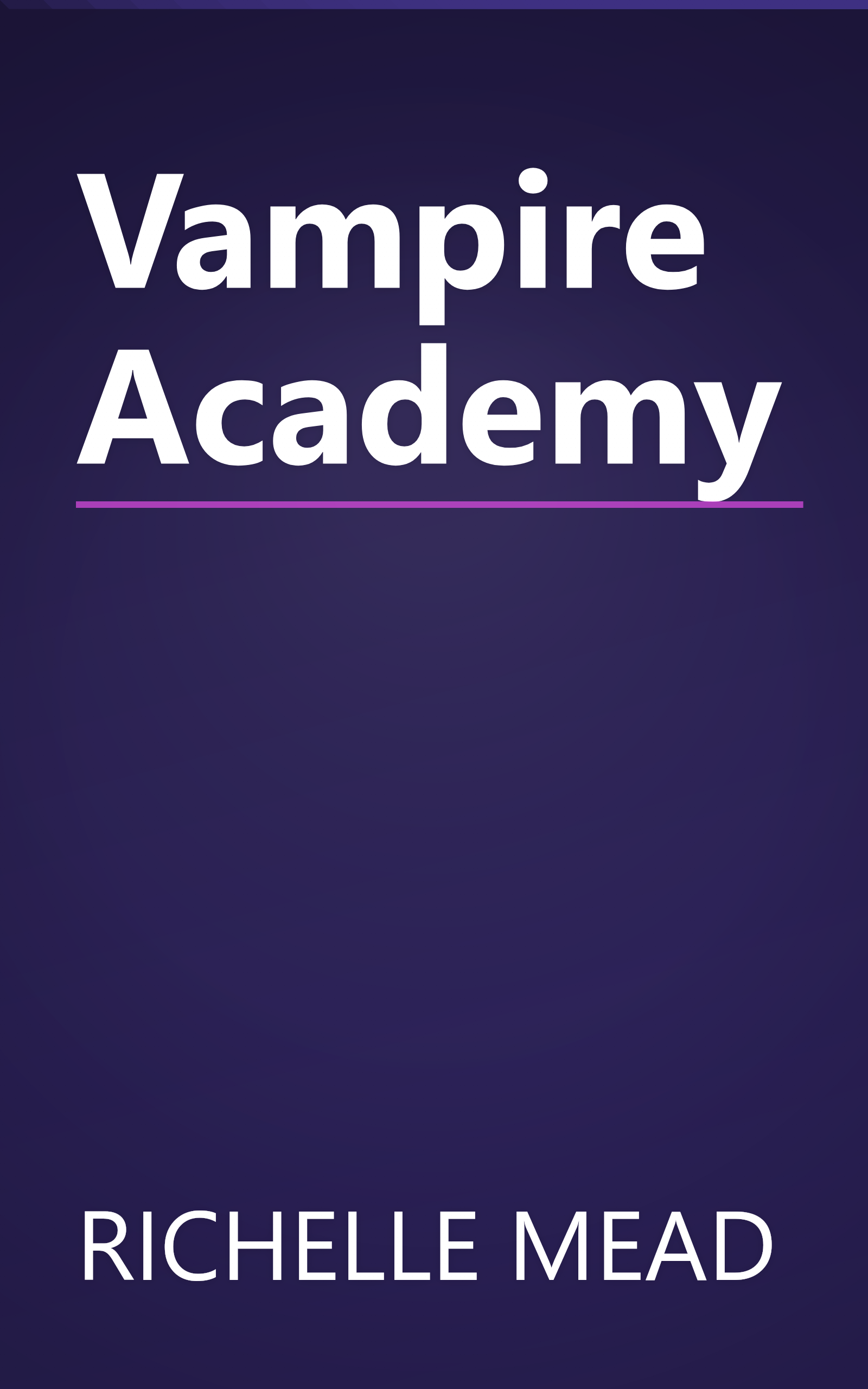 Vampire Academy book cover