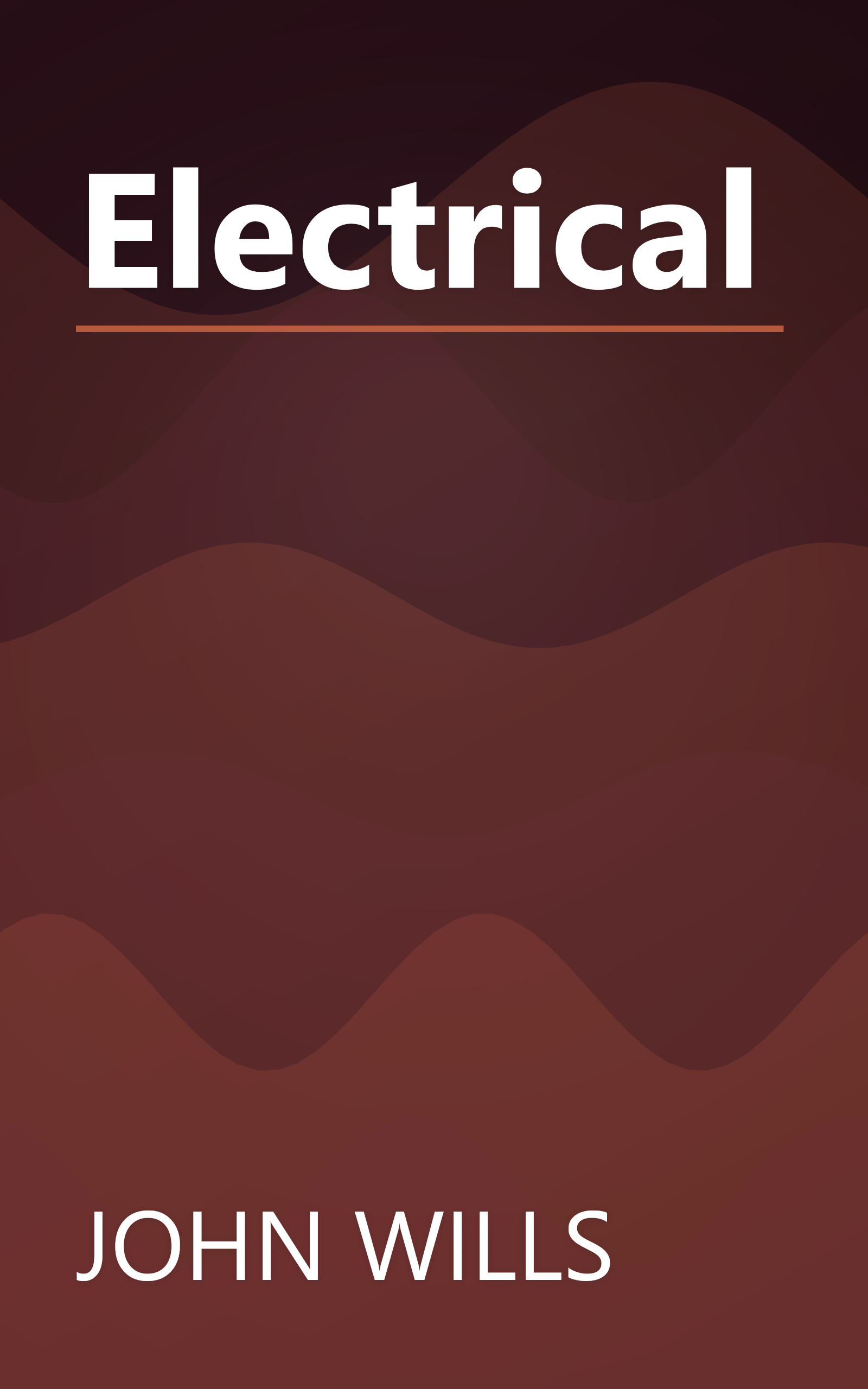 Electrical book cover
