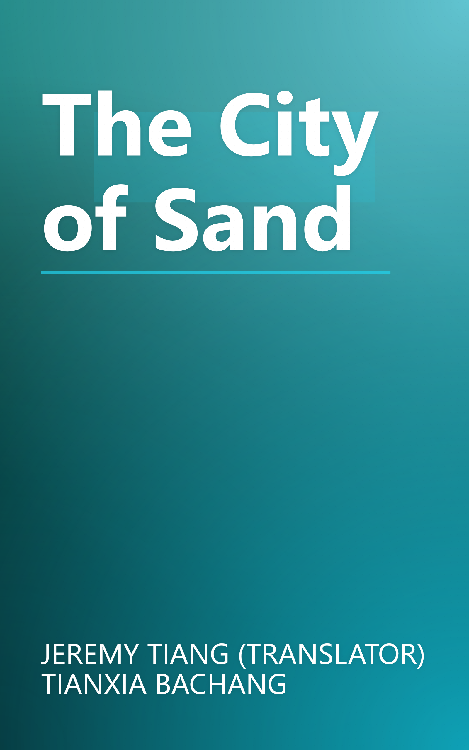 The City of Sand book cover