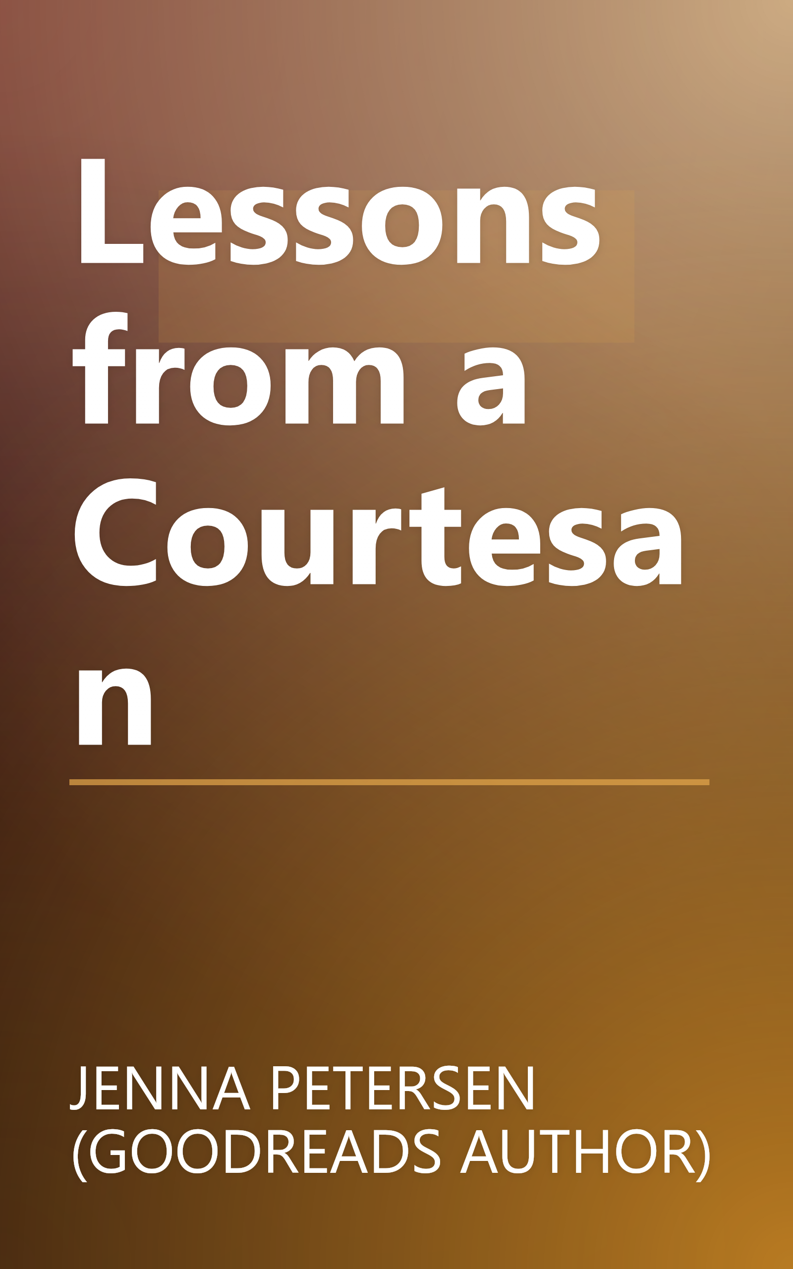 Lessons from a Courtesan book cover