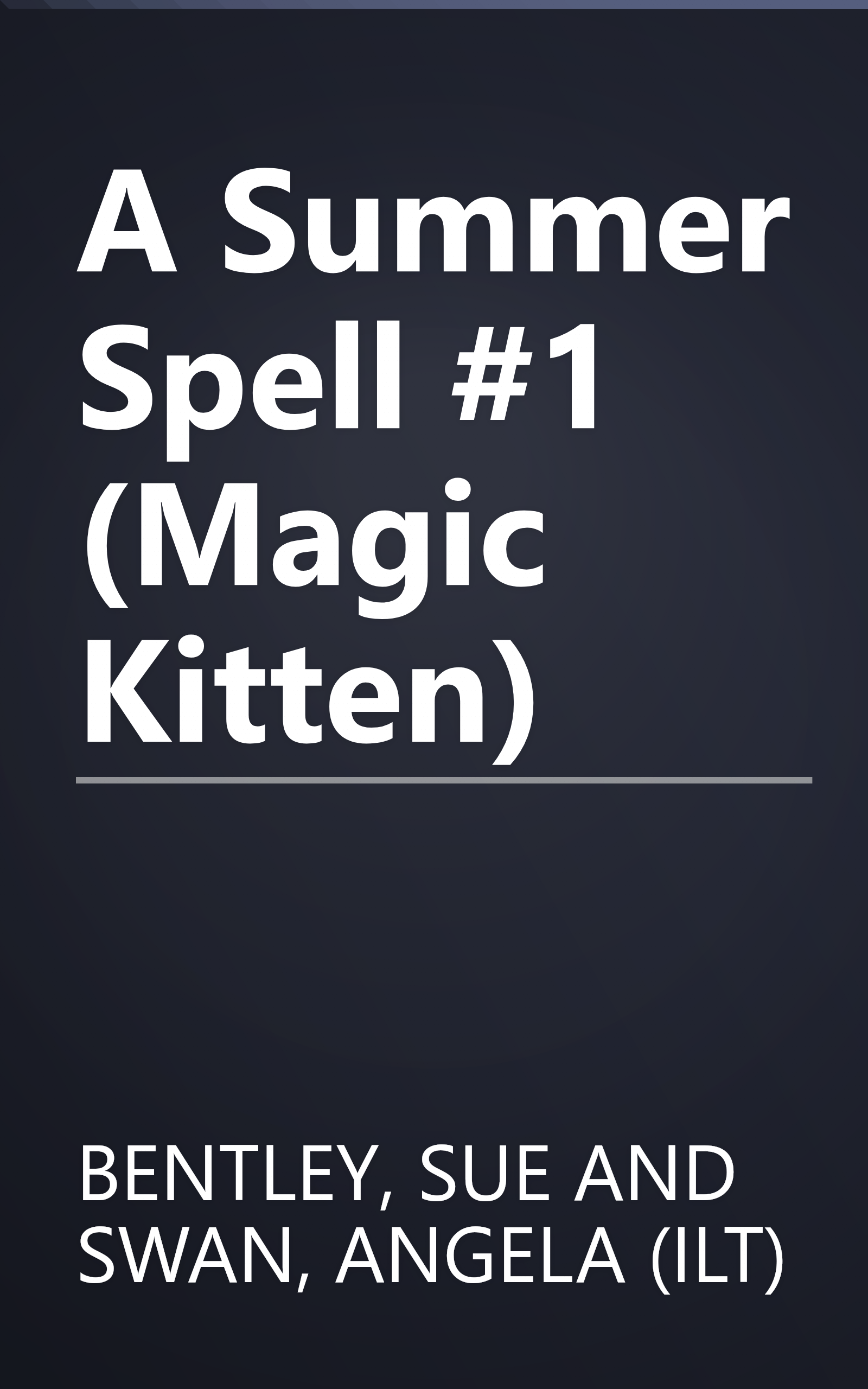 A Summer Spell #1 (Magic Kitten) book cover
