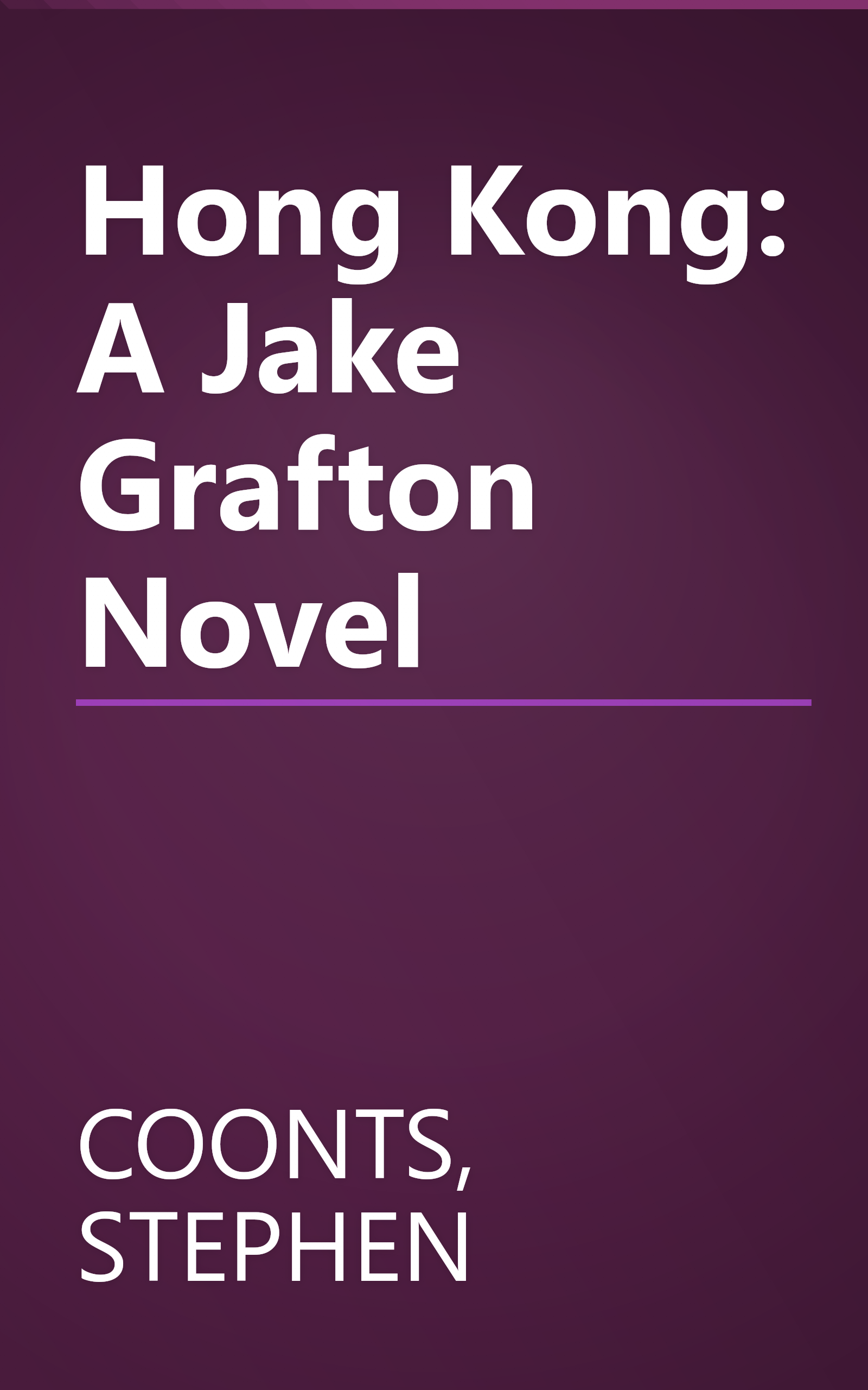 Hong Kong: A Jake Grafton Novel book cover