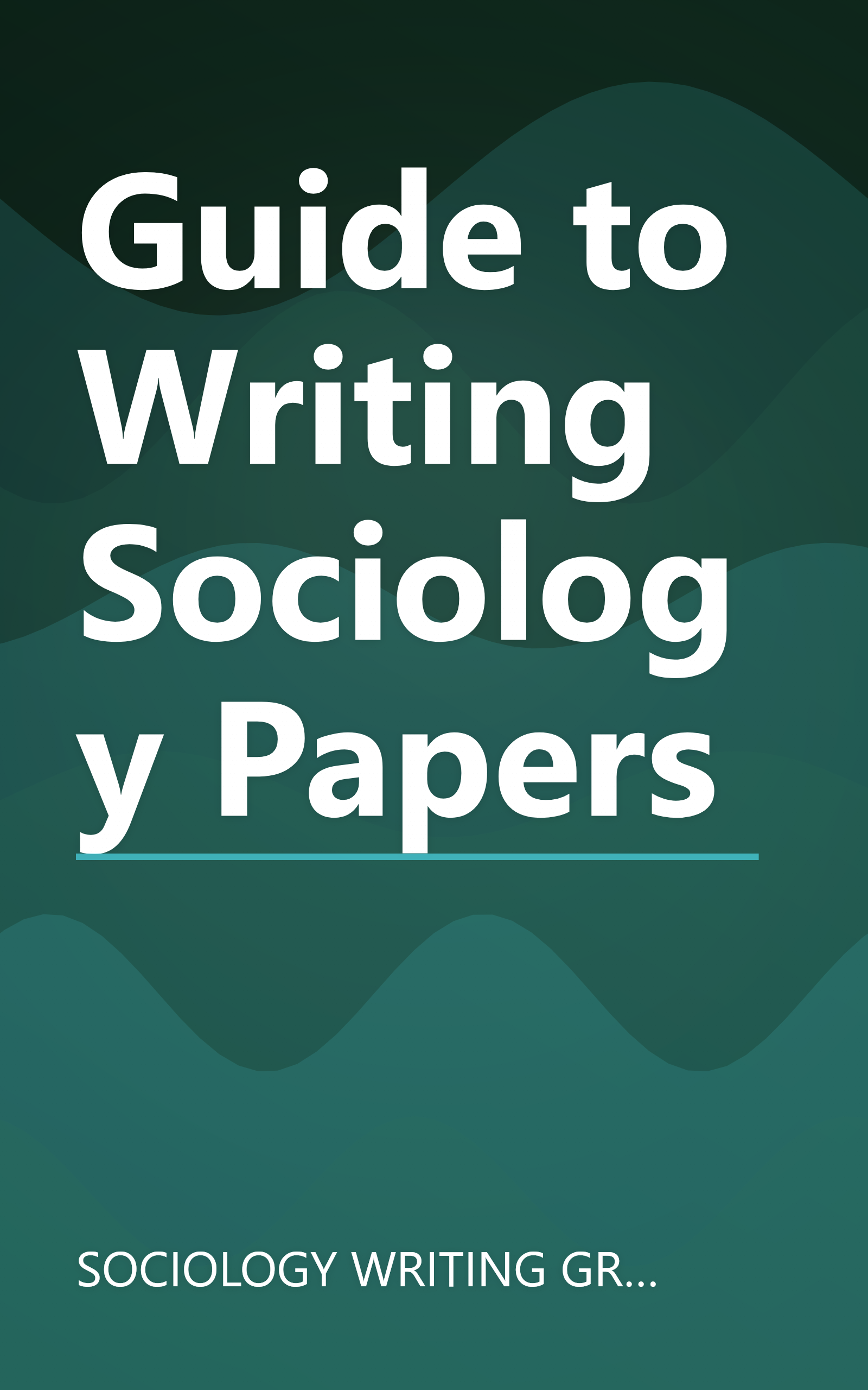Guide to Writing Sociology Papers book cover