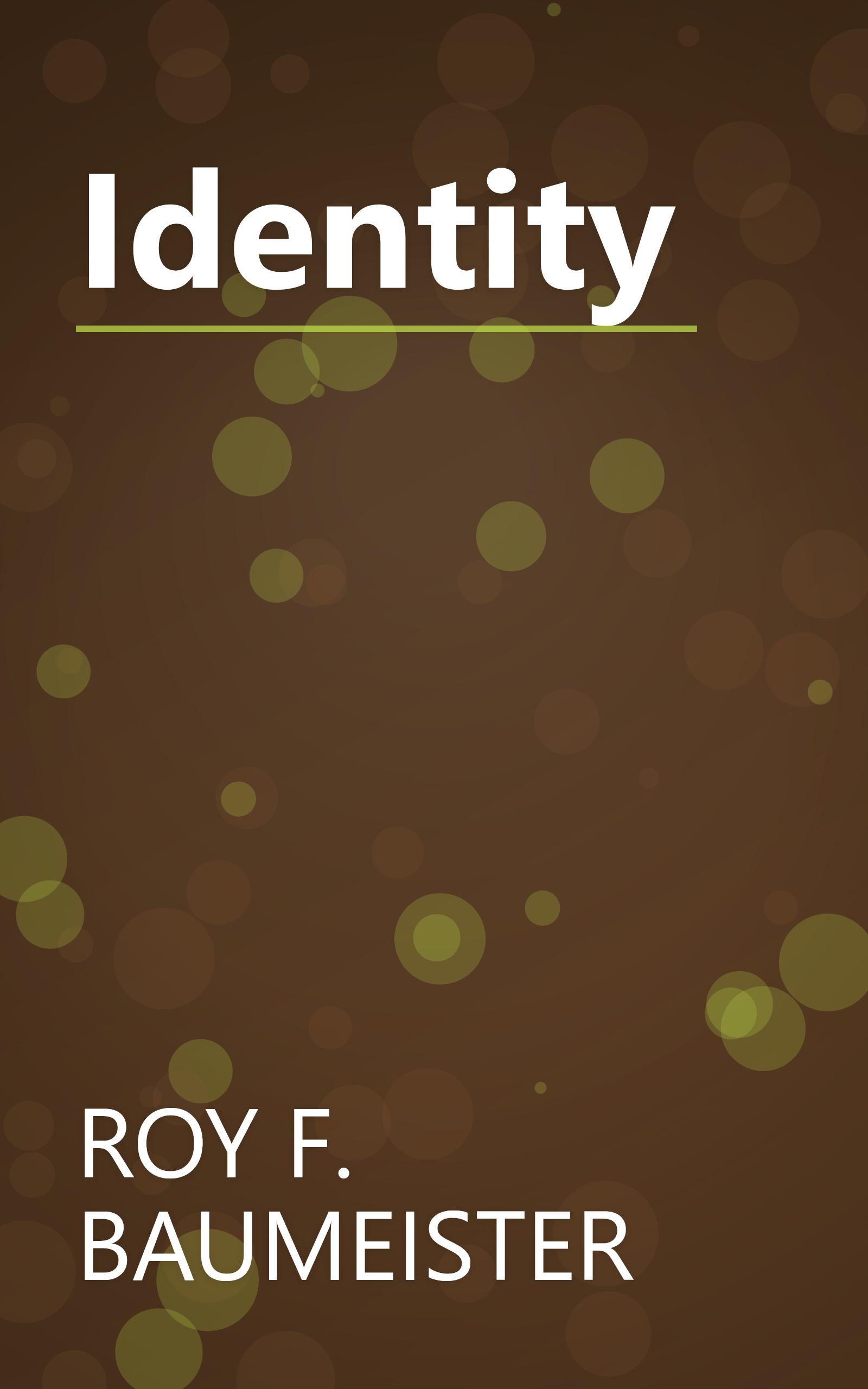 Identity book cover