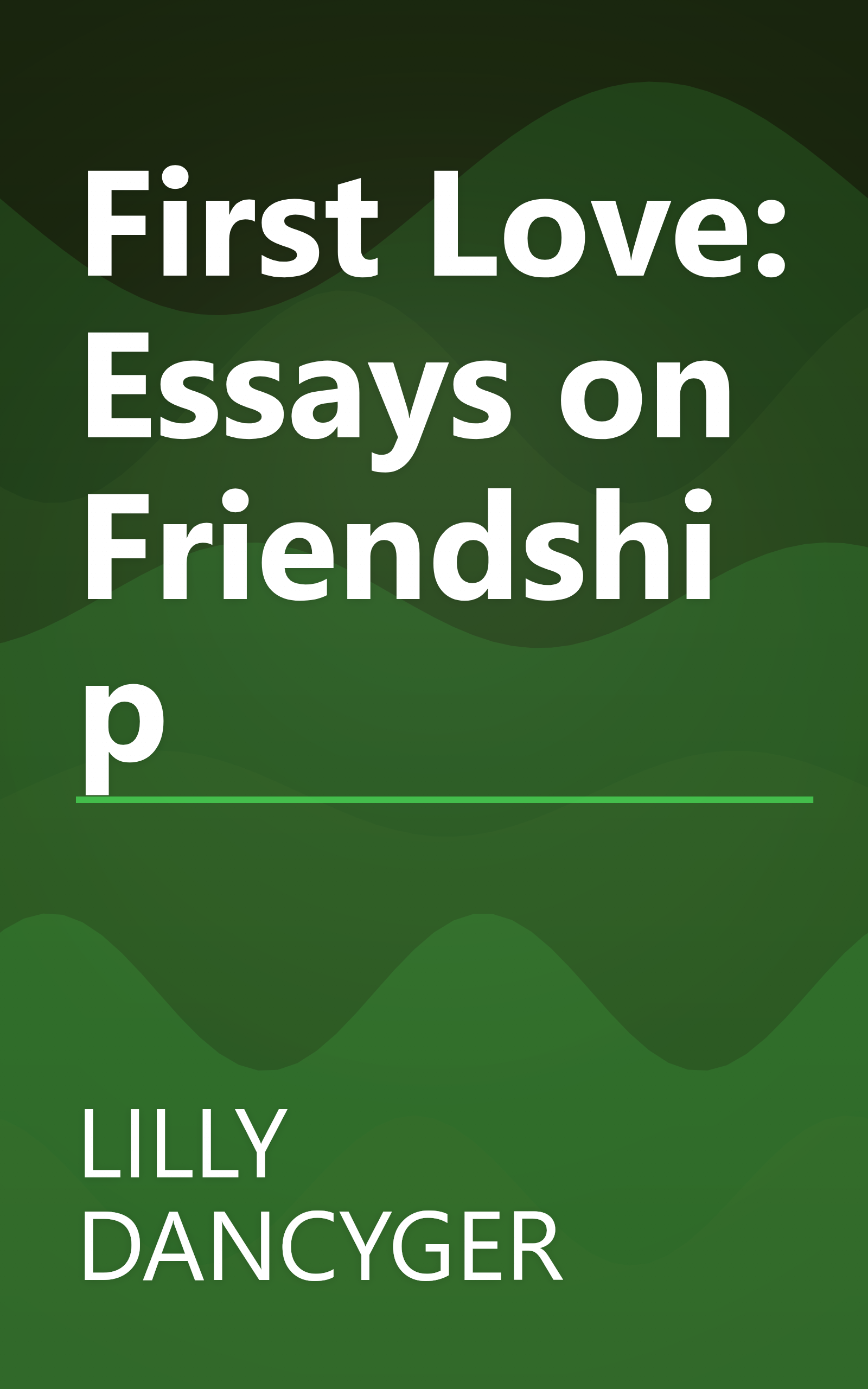 First Love: Essays on Friendship book cover
