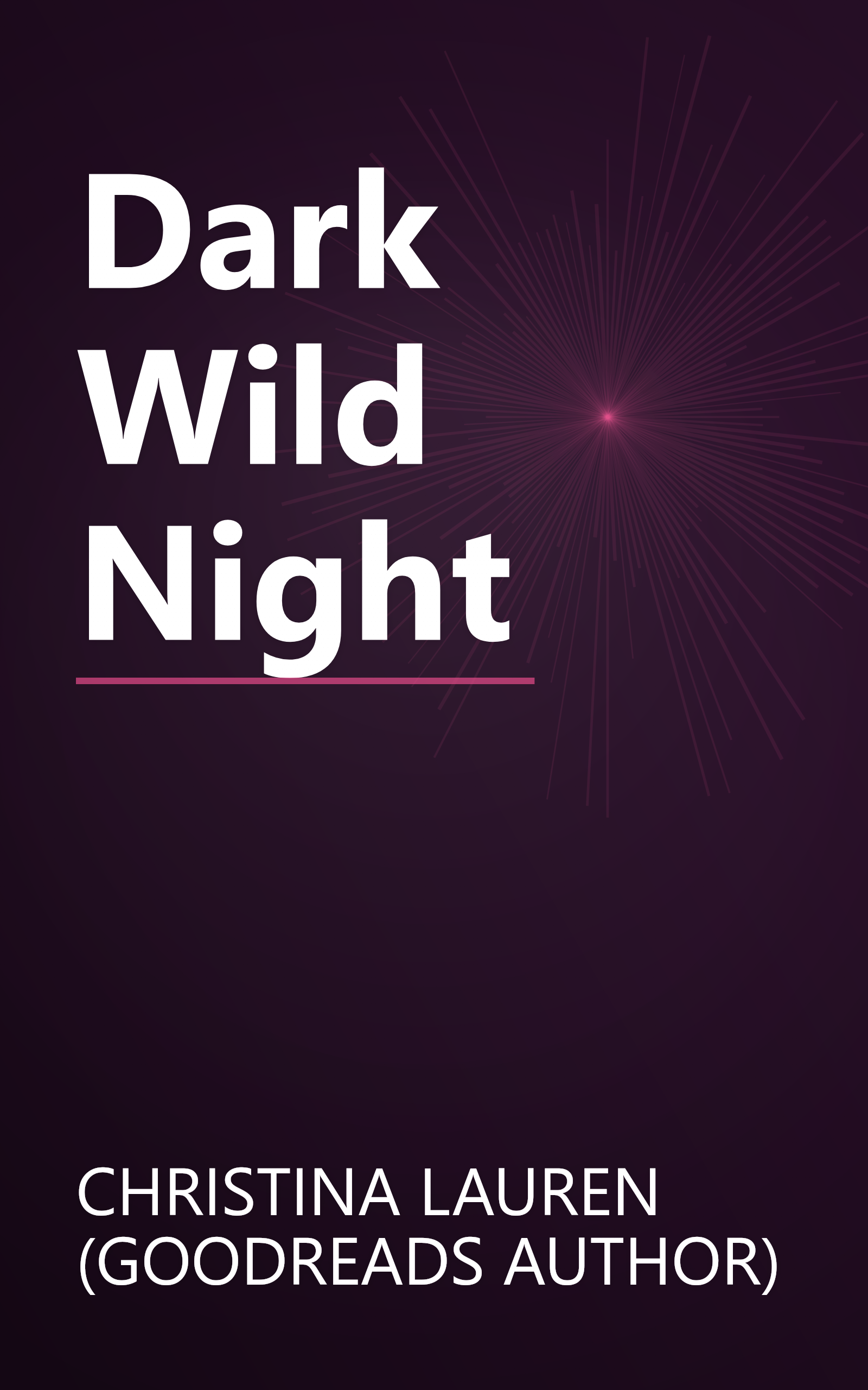 Dark Wild Night book cover