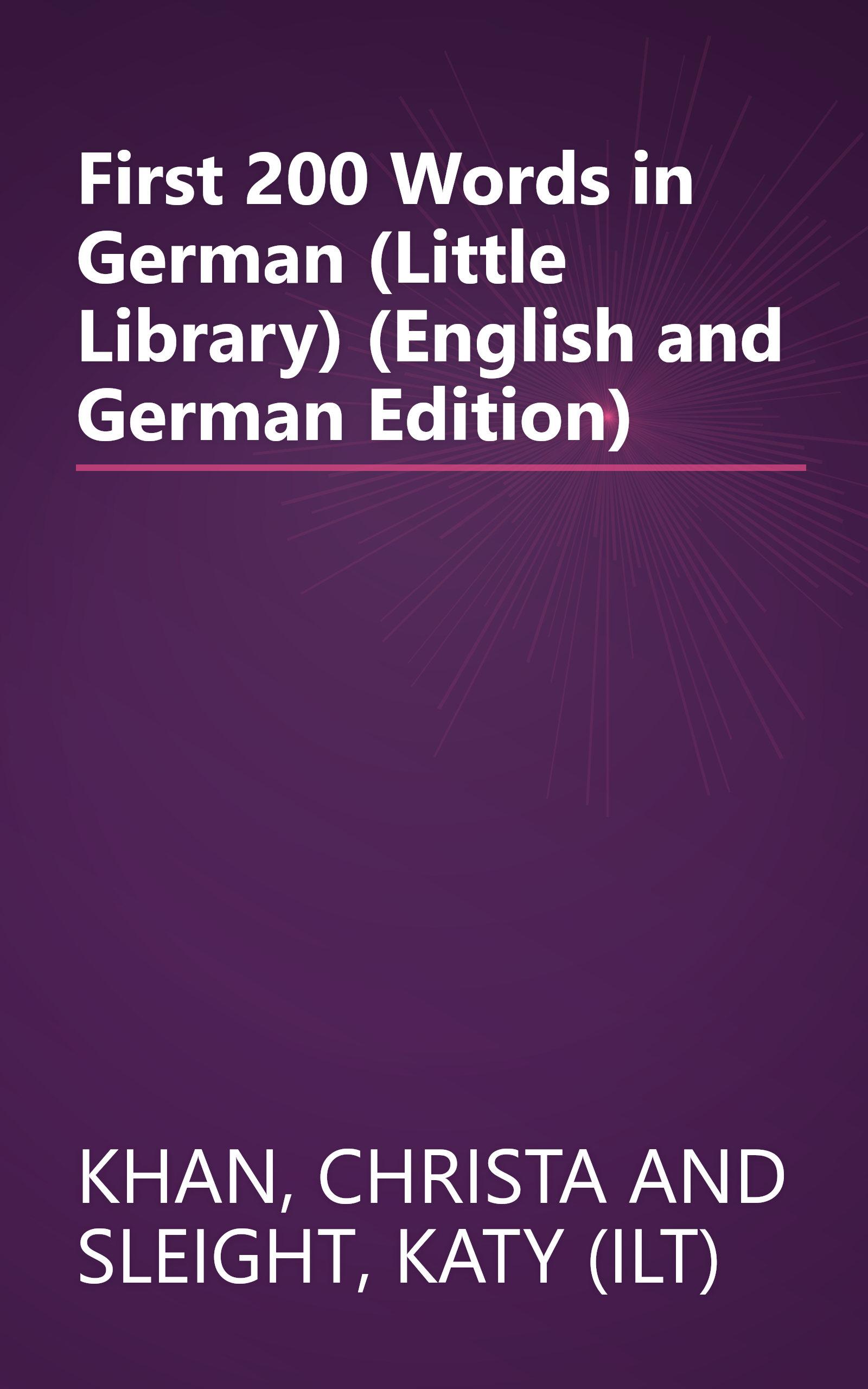 First 200 Words in German (Little Library) (English and German Edition) book cover