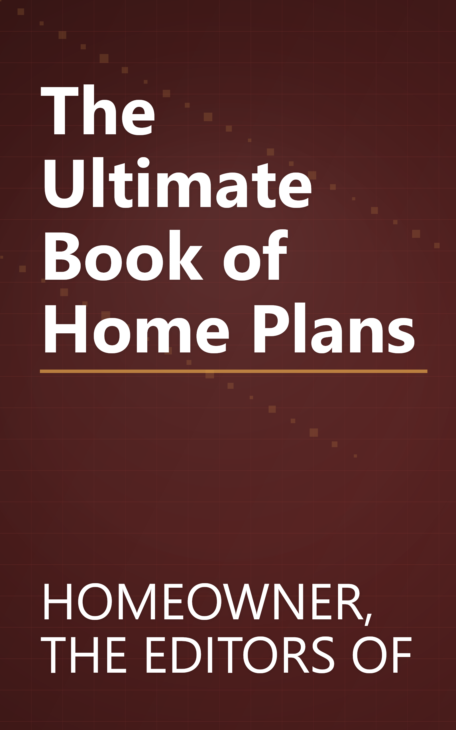 The Ultimate Book of Home Plans book cover