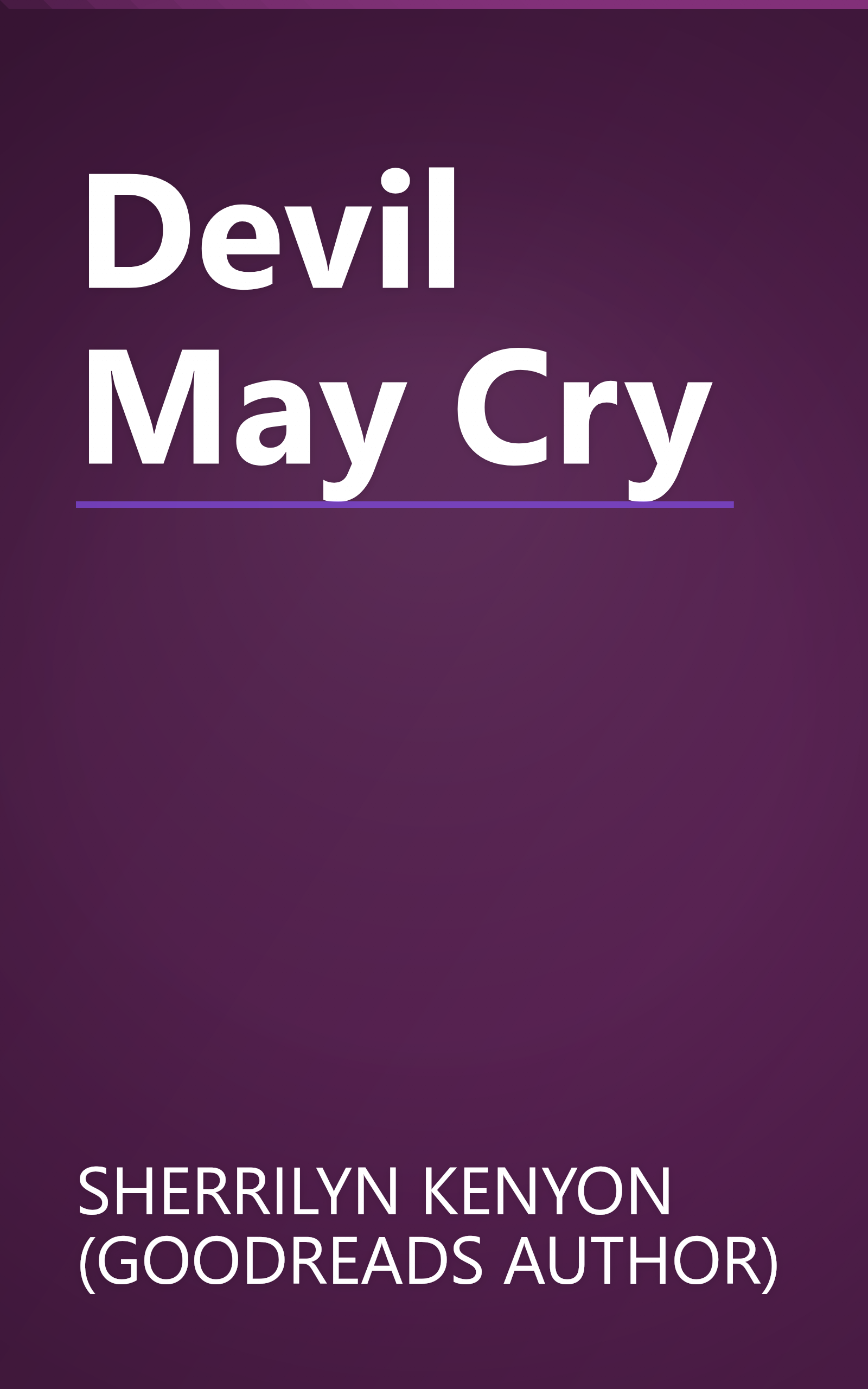 Devil May Cry book cover