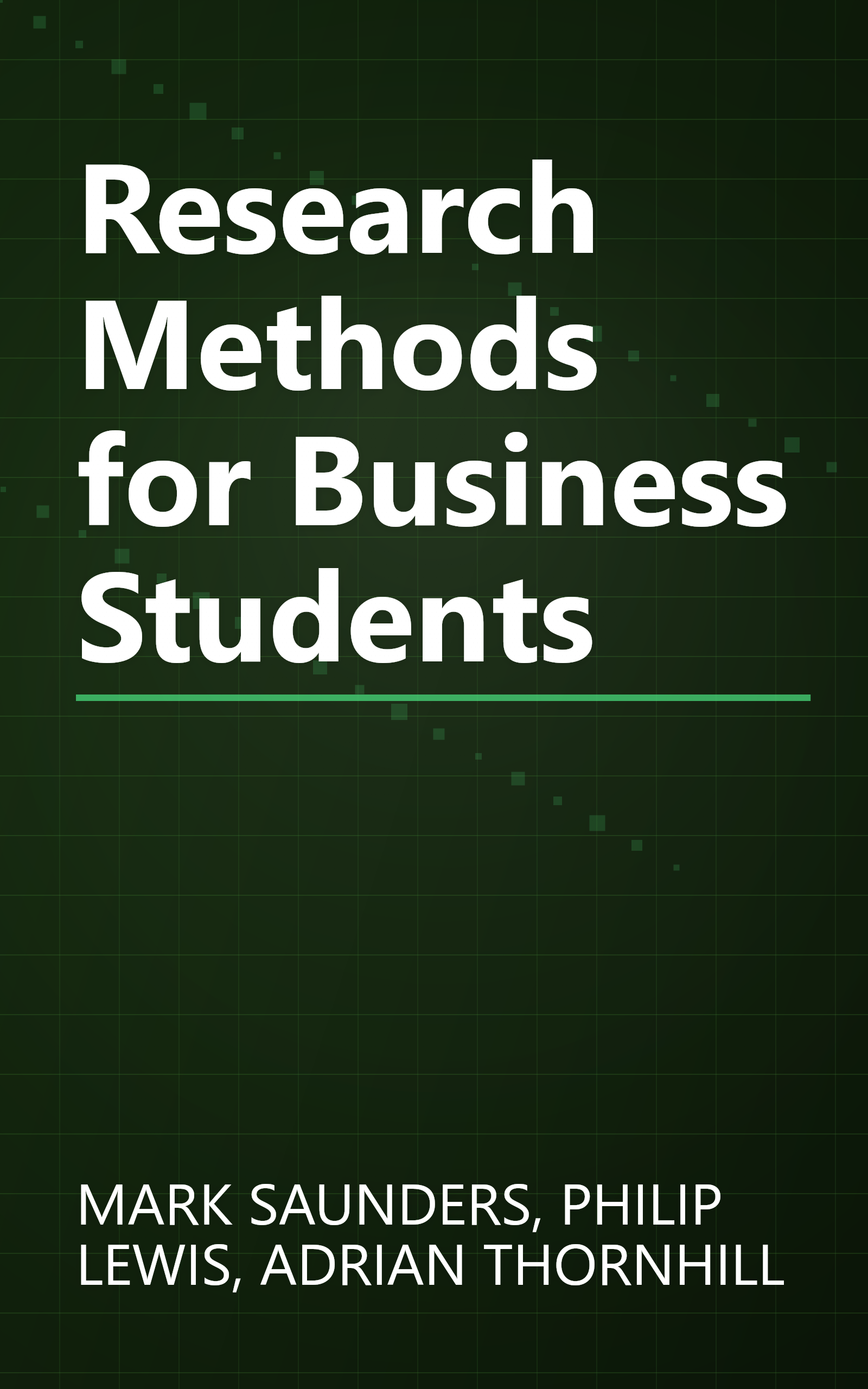 Research Methods for Business Students book cover