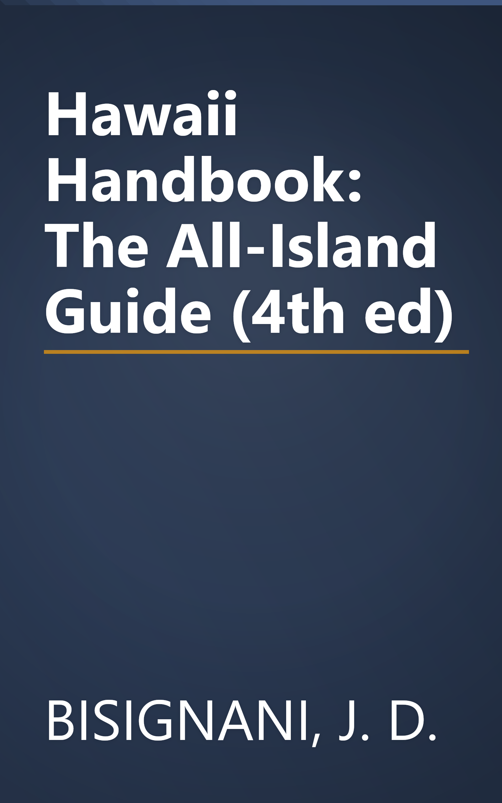 Hawaii Handbook: The All-Island Guide (4th ed) book cover