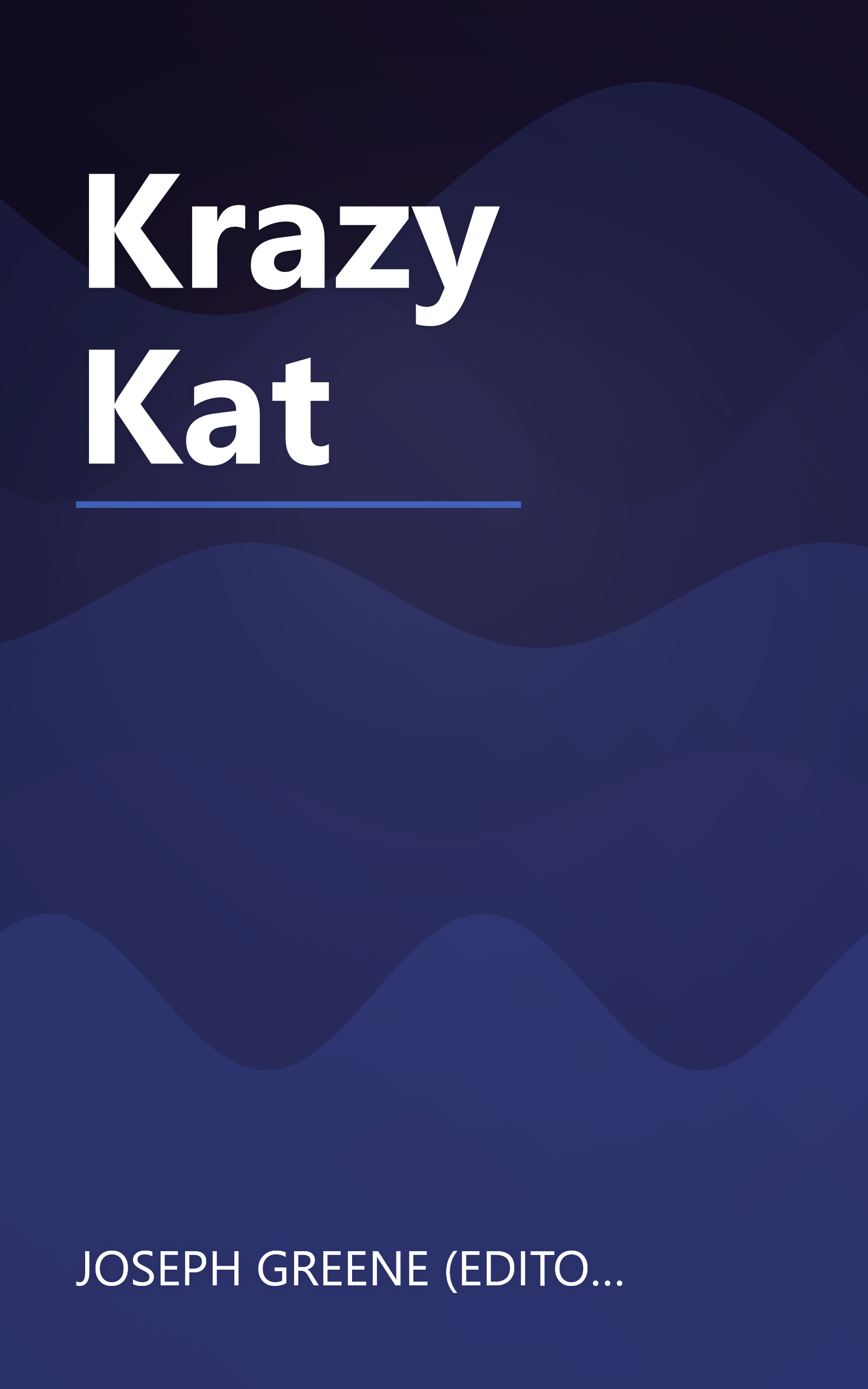 Krazy Kat book cover