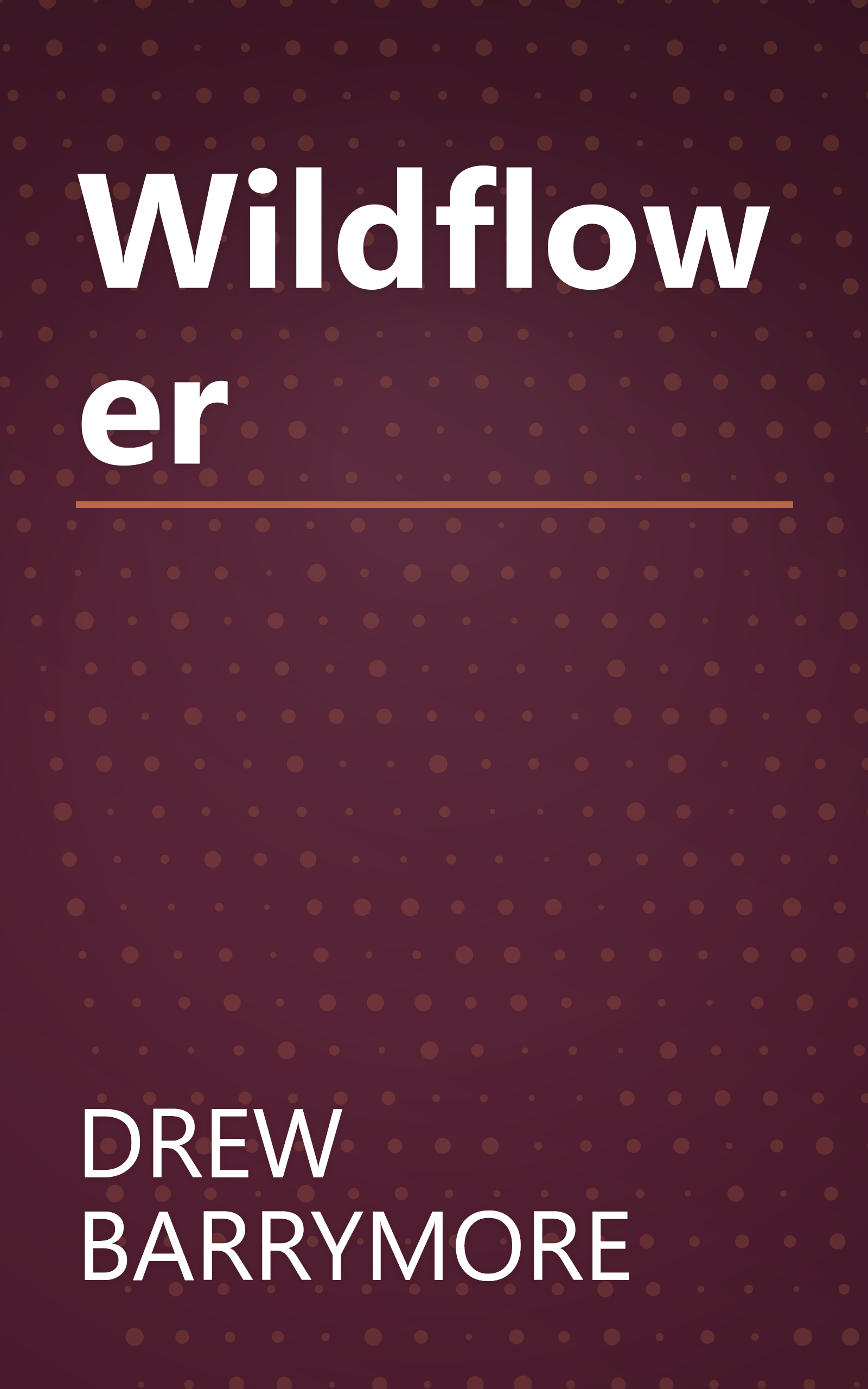 Wildflower book cover