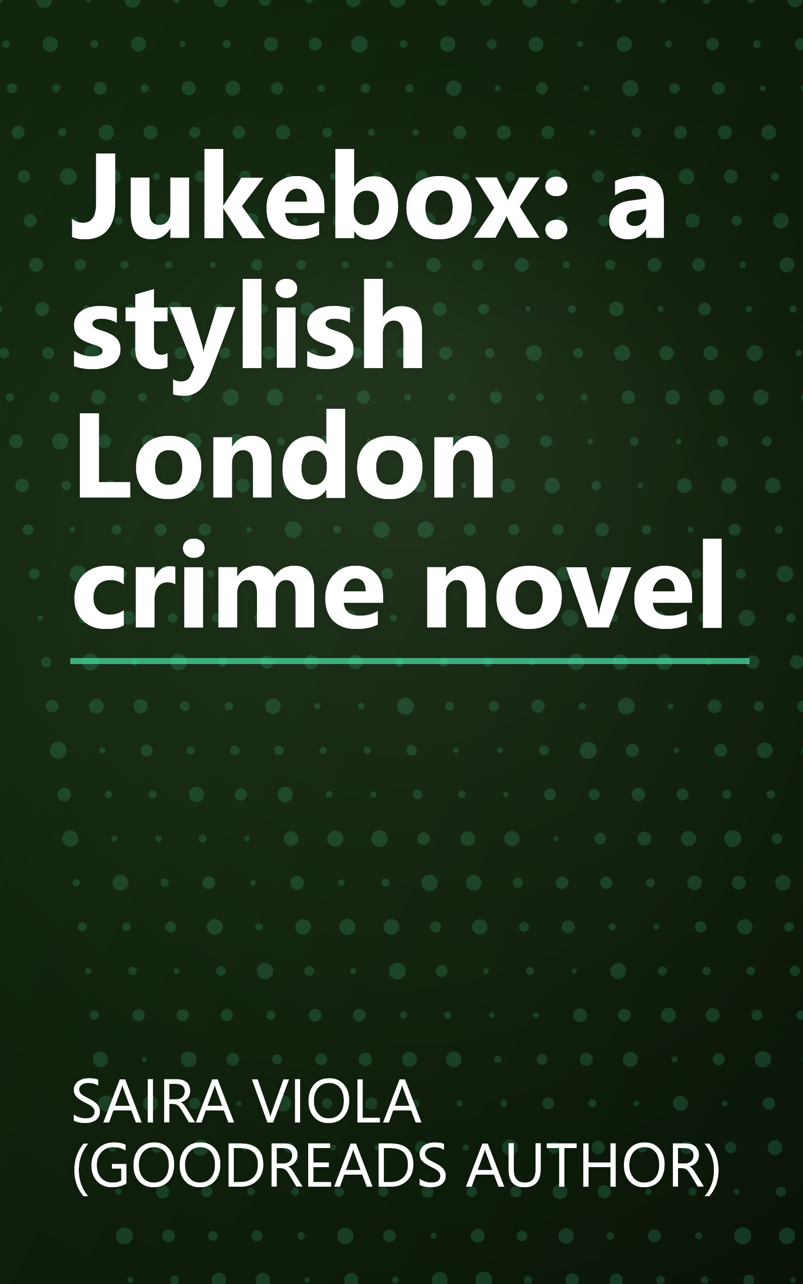 Jukebox: a stylish London crime novel book cover