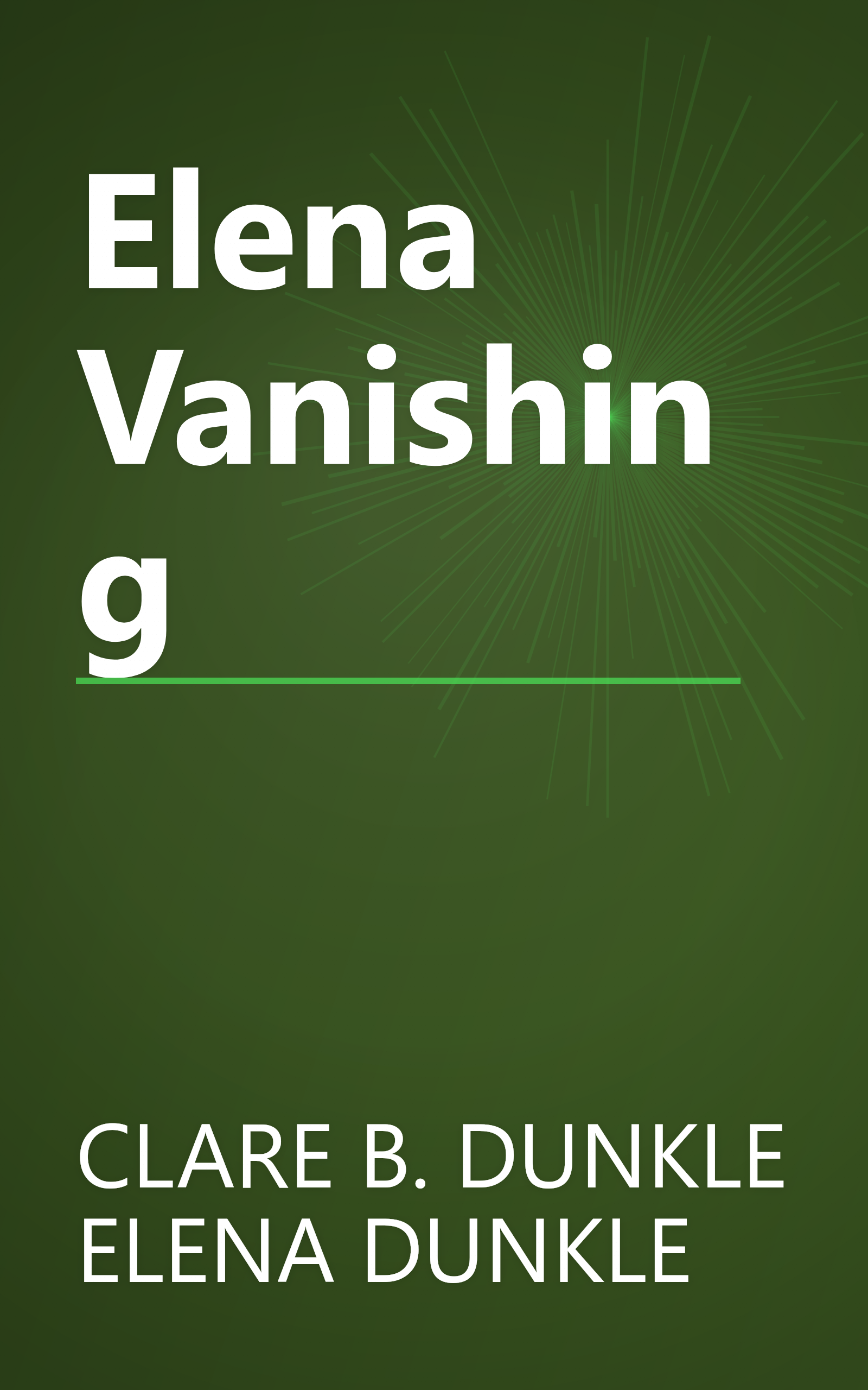 Elena Vanishing book cover