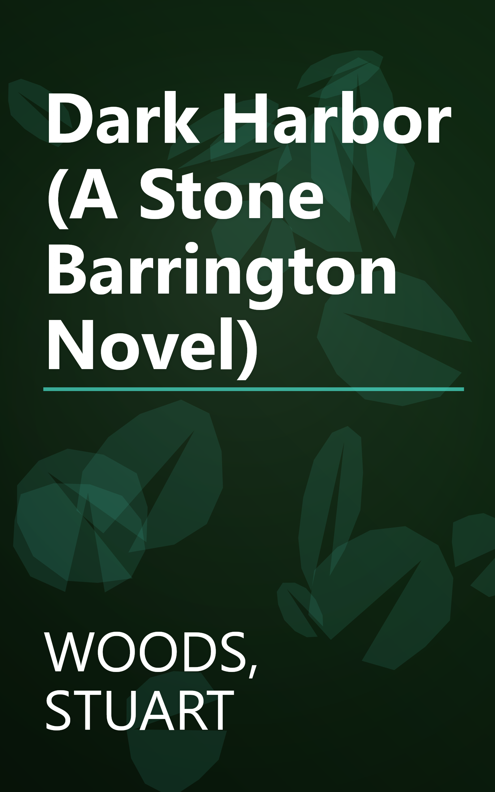 Dark Harbor (A Stone Barrington Novel) book cover