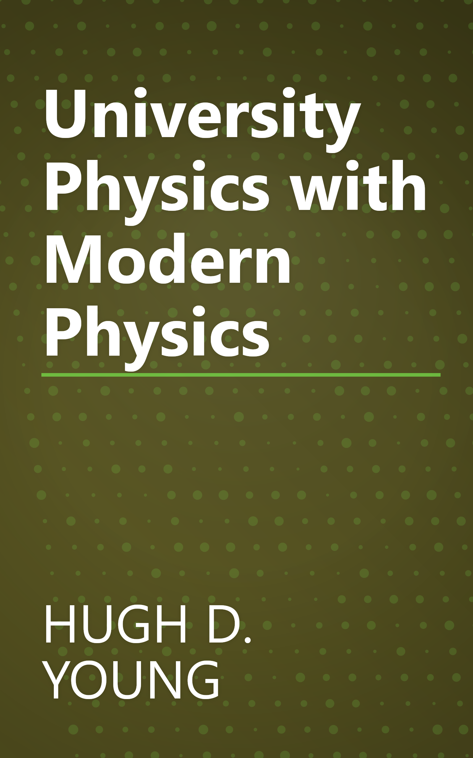 University Physics with Modern Physics book cover