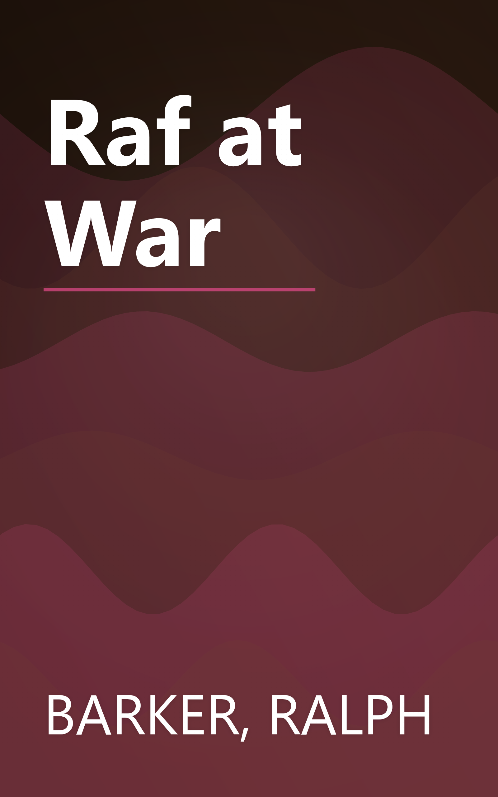 Raf at War book cover