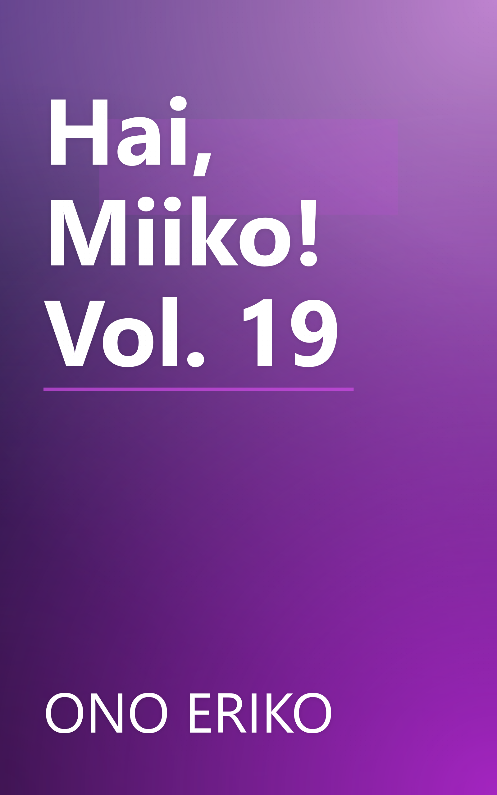 Hai, Miiko! Vol. 19 book cover