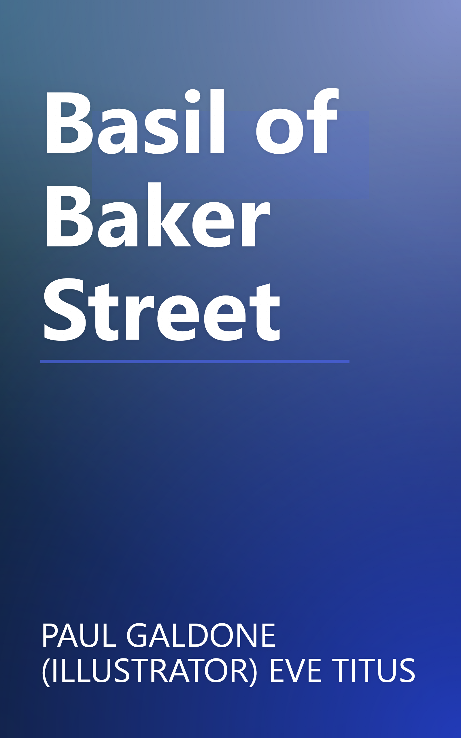 Basil of Baker Street book cover