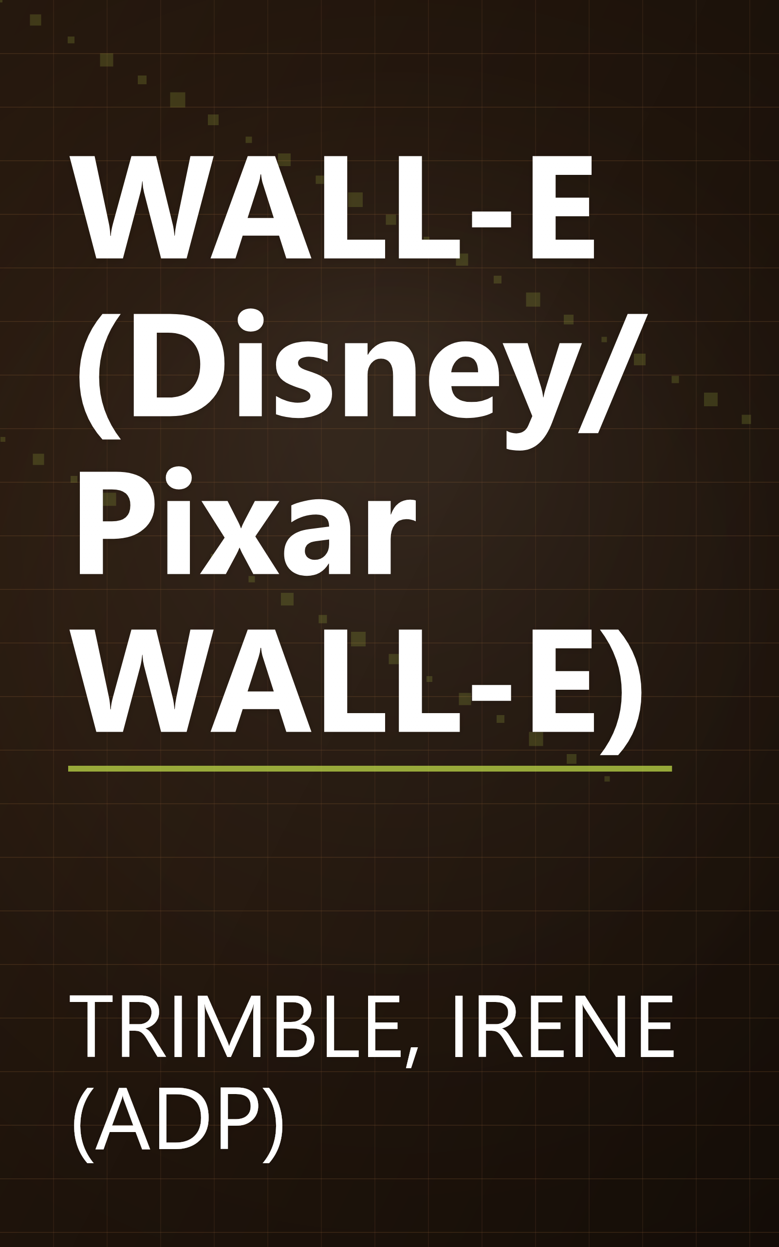 WALL-E (Disney/Pixar WALL-E) book cover